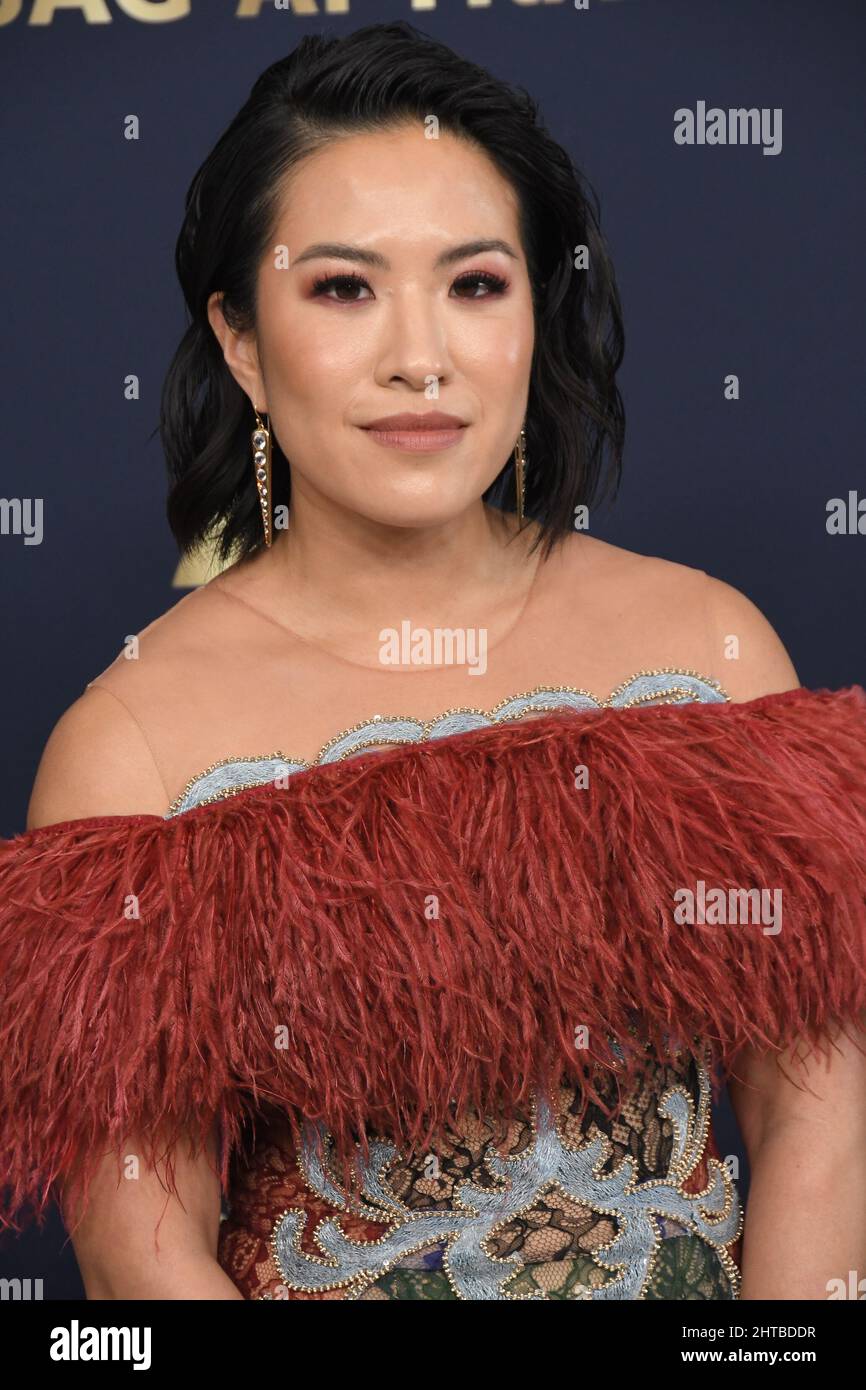 Los Angeles, USA. 27th Feb, 2022. Melissa Tang arrives at the 28th ...