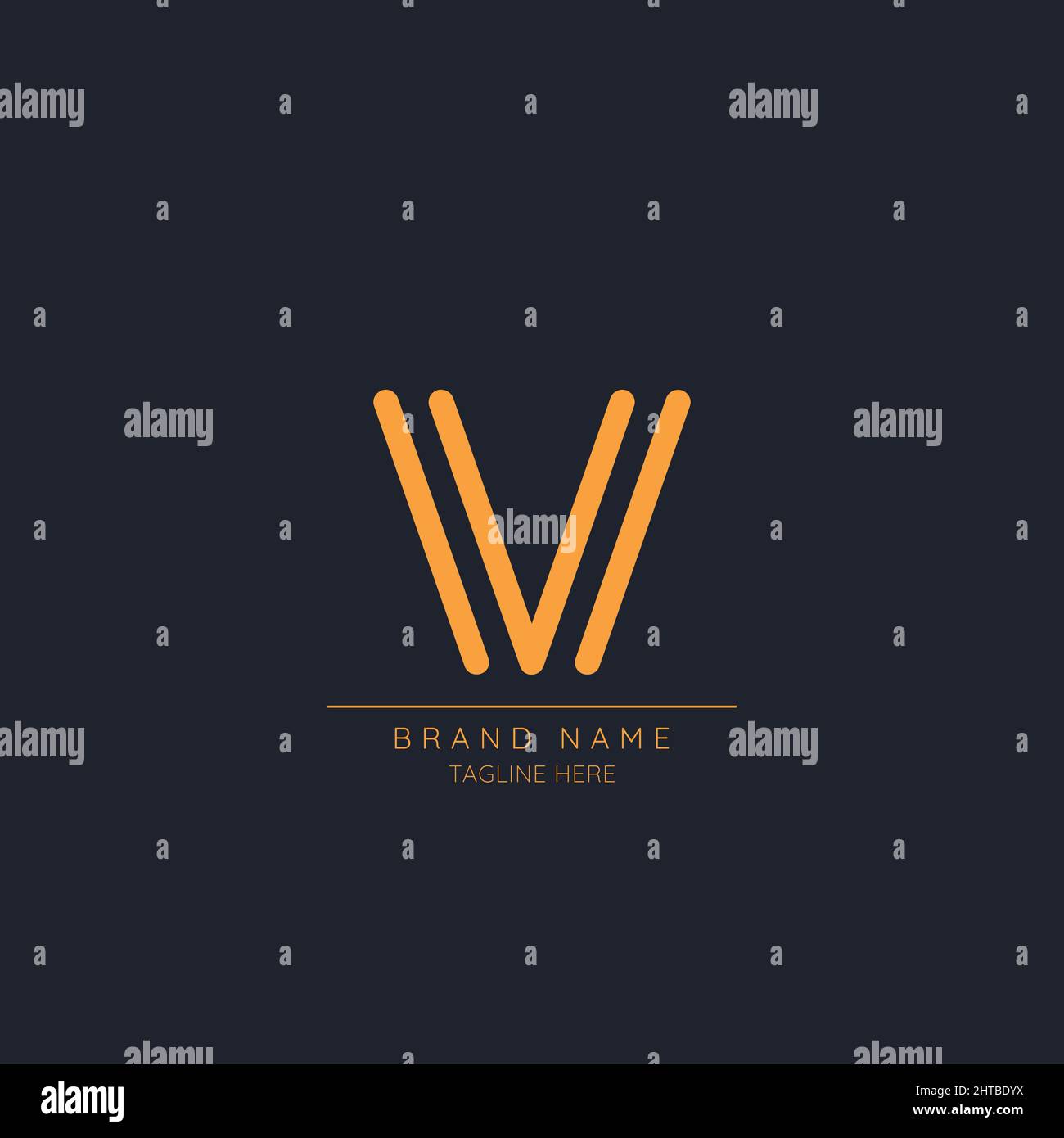 Modern initial letter V logo icon Stock Vector Image & Art - Alamy