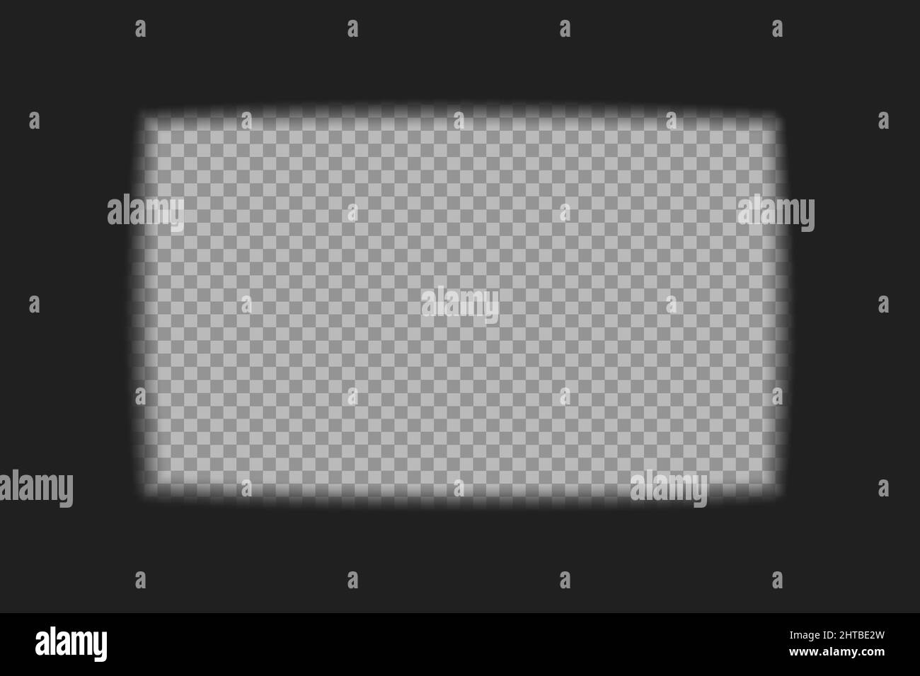 Old cinematic frame with transparent effect on background vector ...