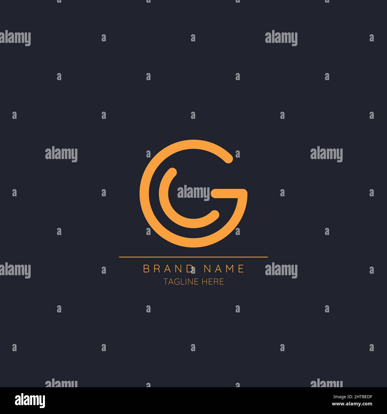 Modern initial letter G logo icon Stock Vector Image & Art - Alamy
