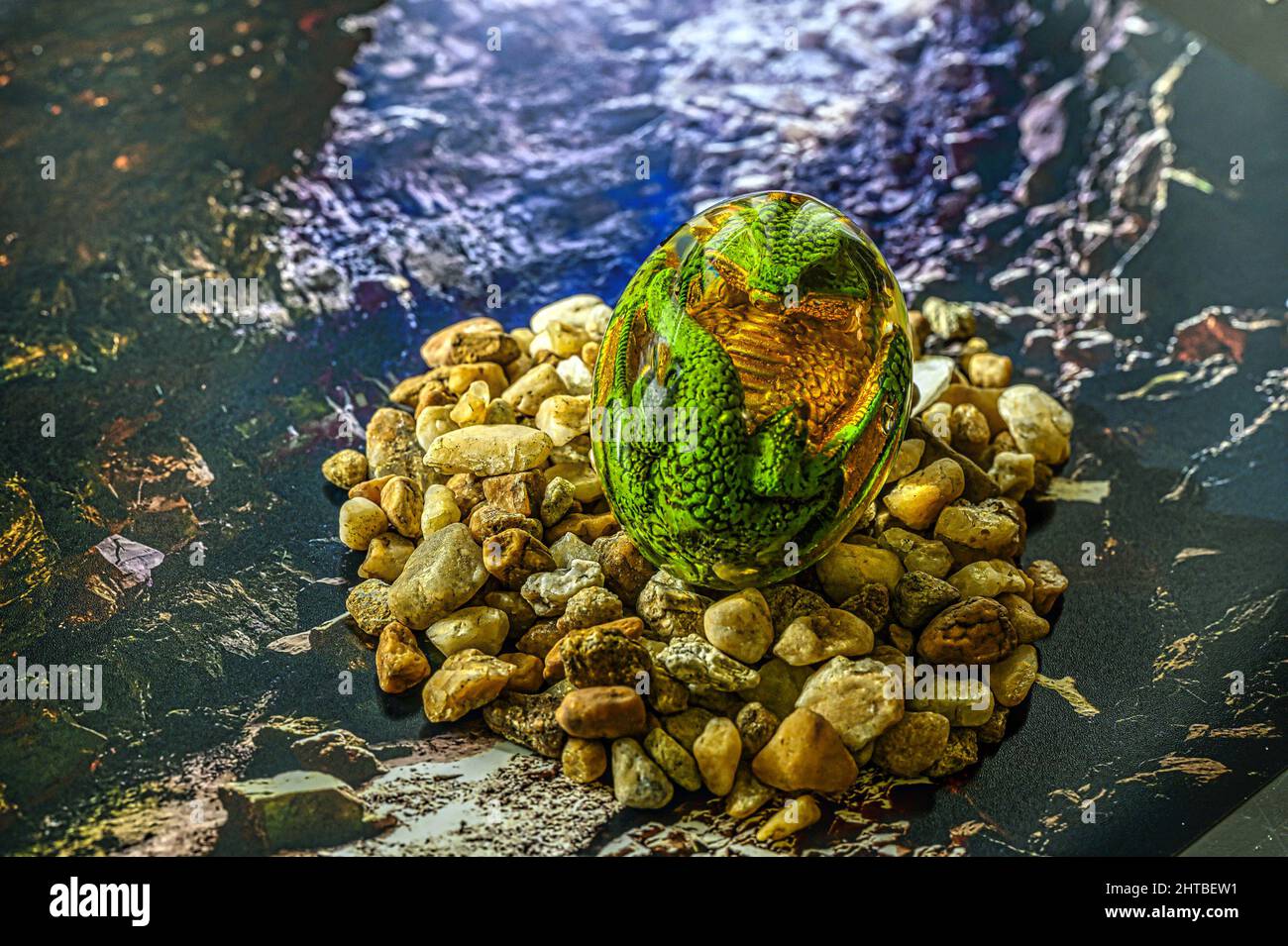 Closeup of a dragon's egg Stock Photo - Alamy