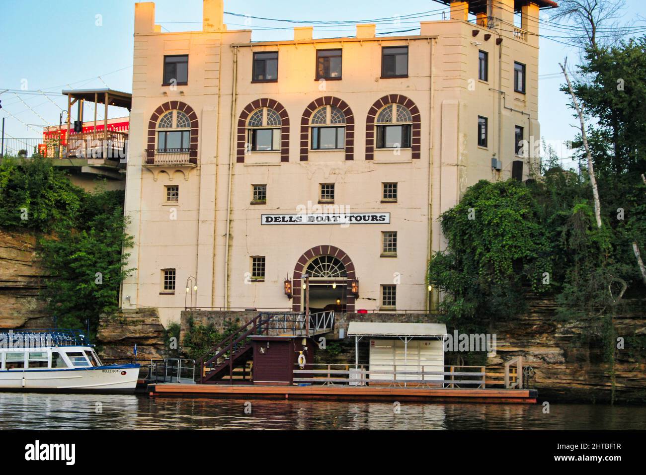 Historic Wisconsin Dells building in US Stock Photo - Alamy