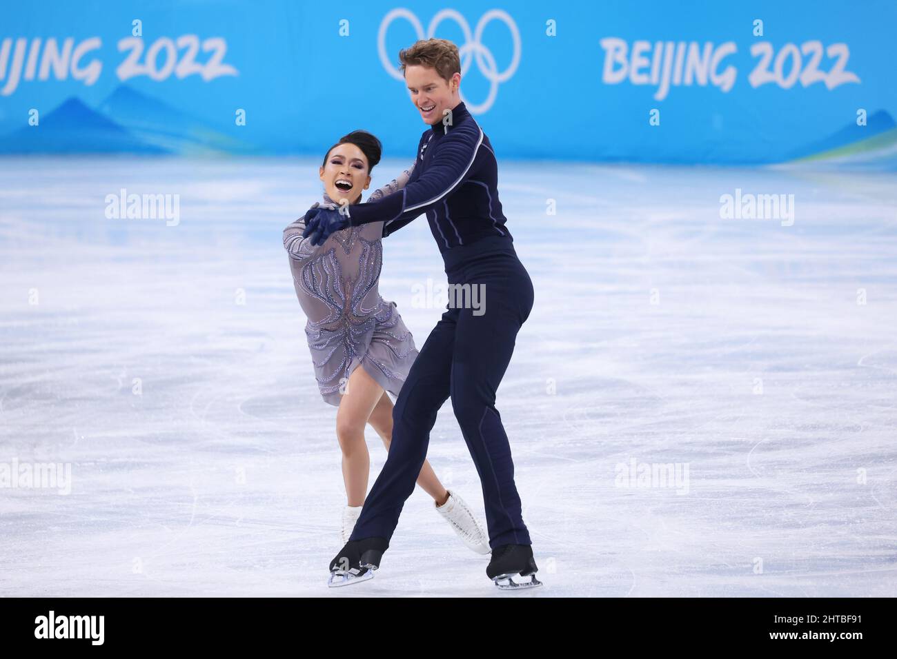 Beijing, China. 7th Feb, 2022. Madison Chock & Evan Bates (USA) Figure ...