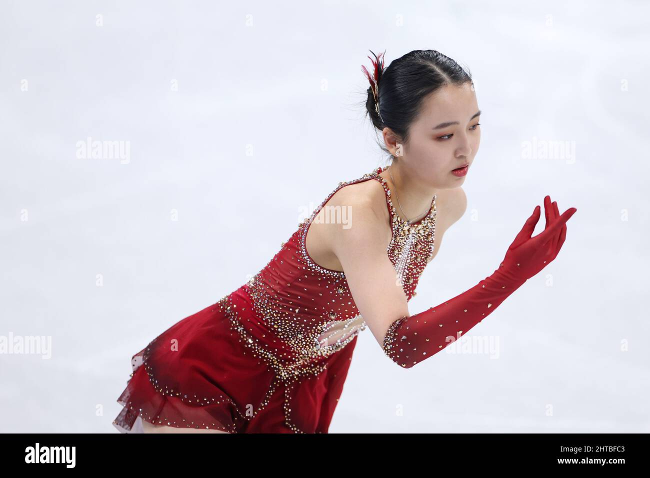 Zhu Yi (CHN), FEBRUARY 7, 2022 - Figure Skating : Team Women's Free ...