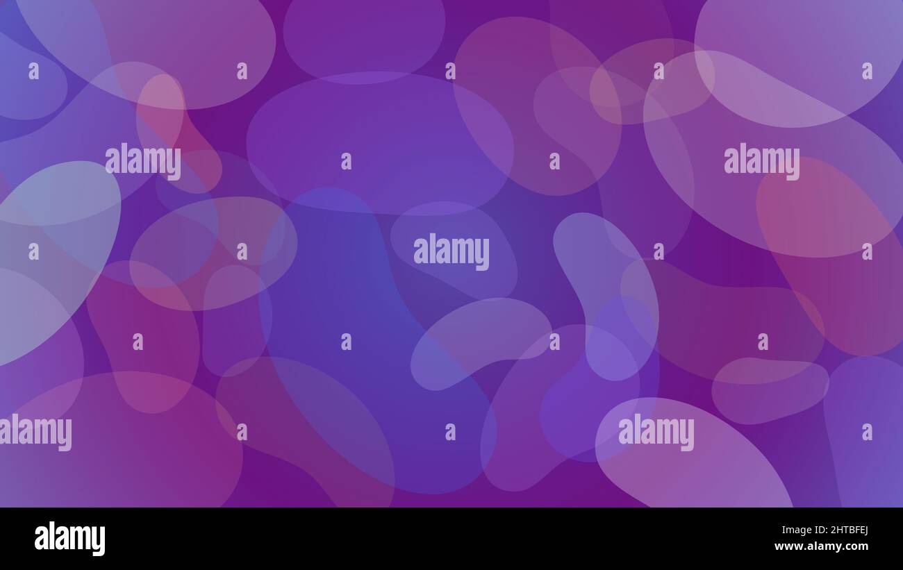 Light-sensitive gradient transparent particles on a purple background ...