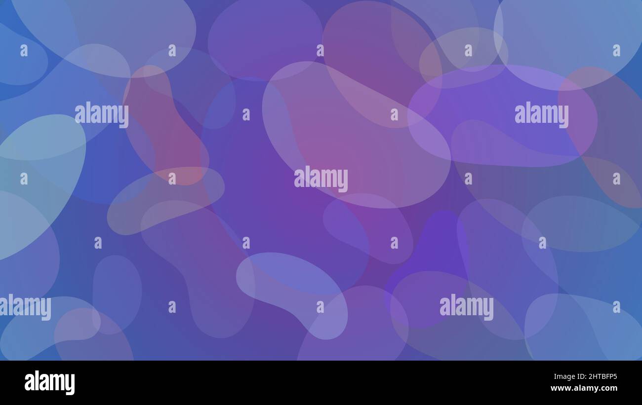 Light-sensitive gradient transparent particles on a purple background ...