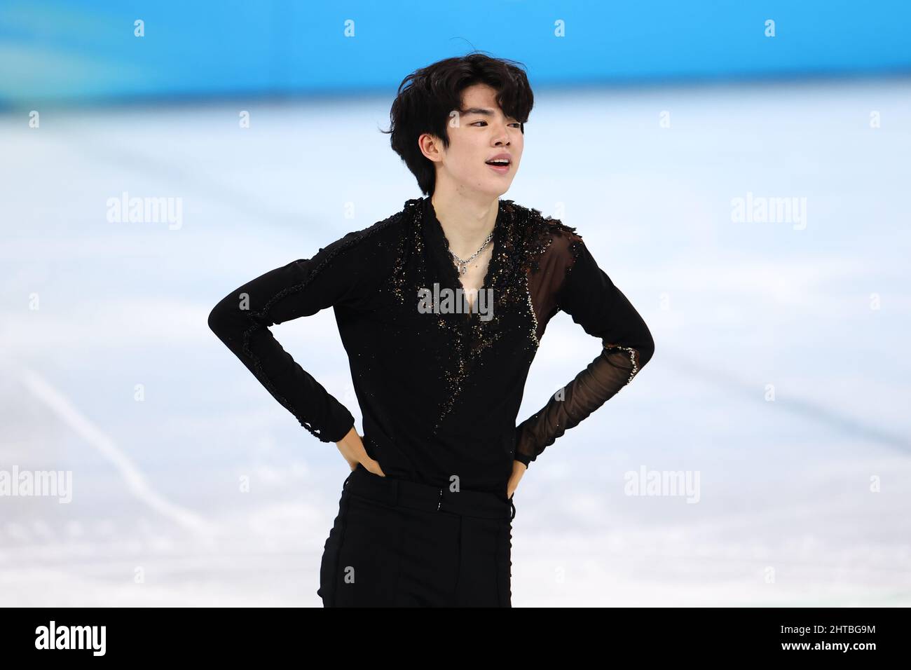Beijing, China. 8th Feb, 2022. Cha Junhwan (KOR) Figure Skating : Men's ...