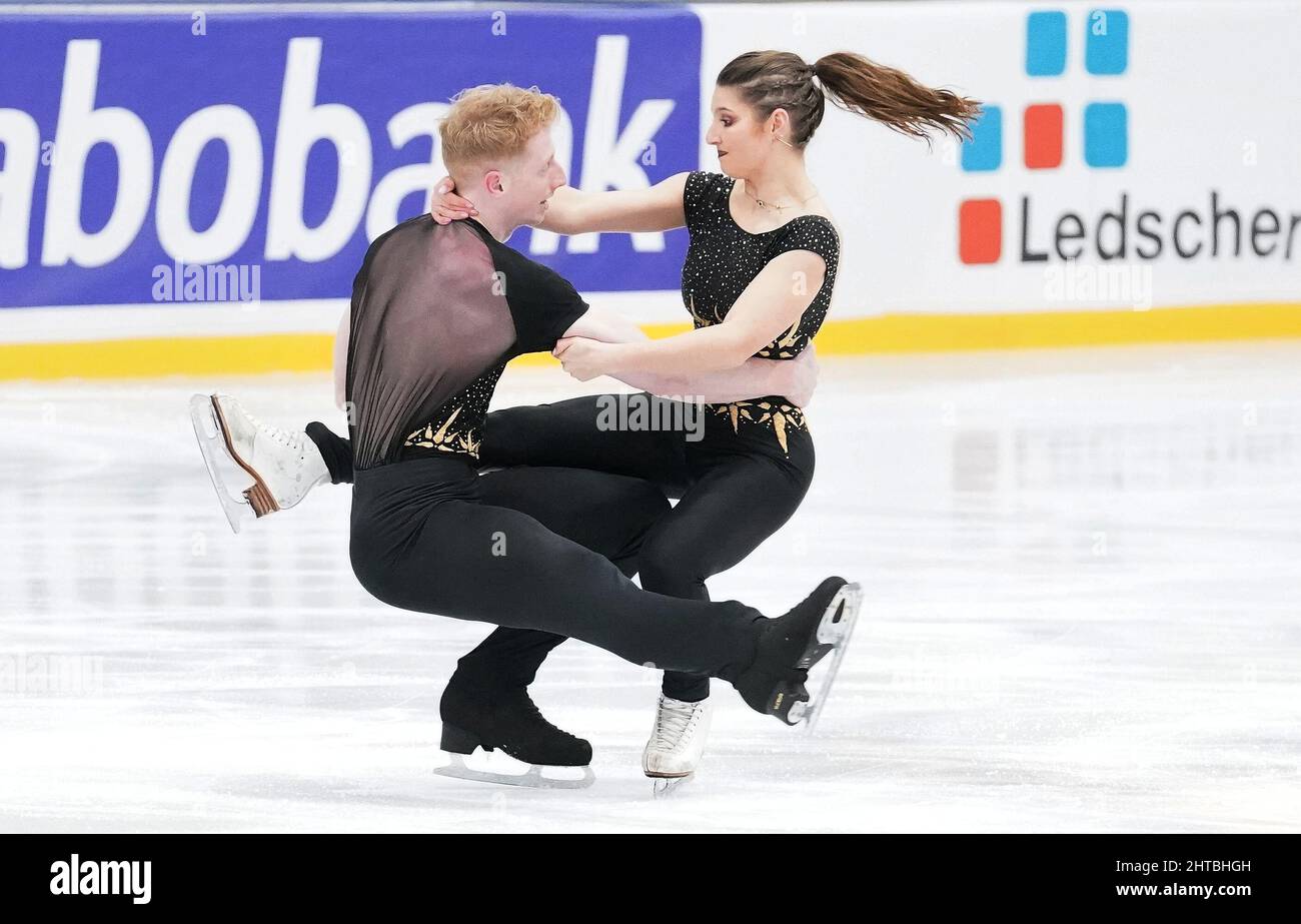 Eleanor Hirst and Anthony Curry (GBR) during figure skating Challenge ...