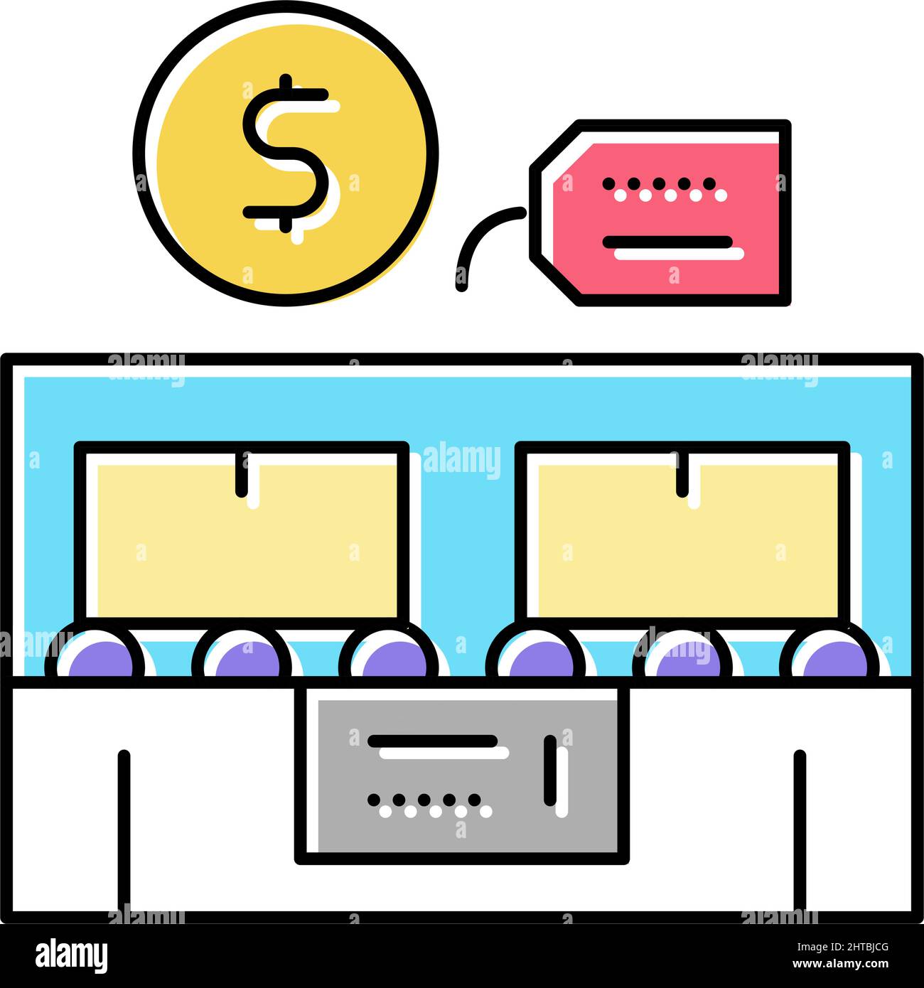 Sport equipment rental color icon Stock Vector Images - Alamy