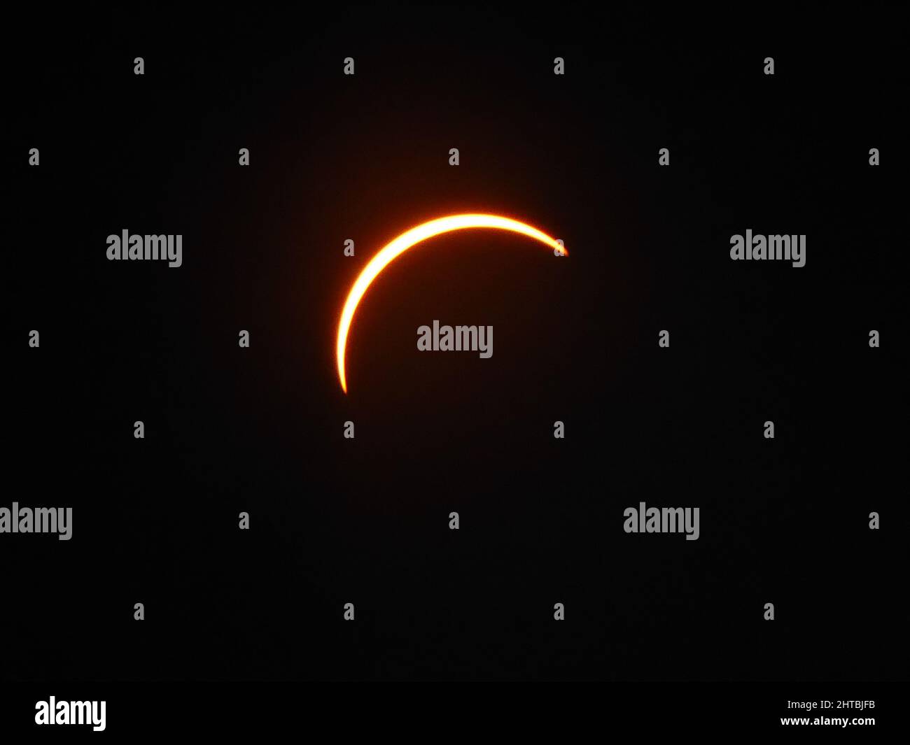 Eclipse in the dark night sky Stock Photo - Alamy