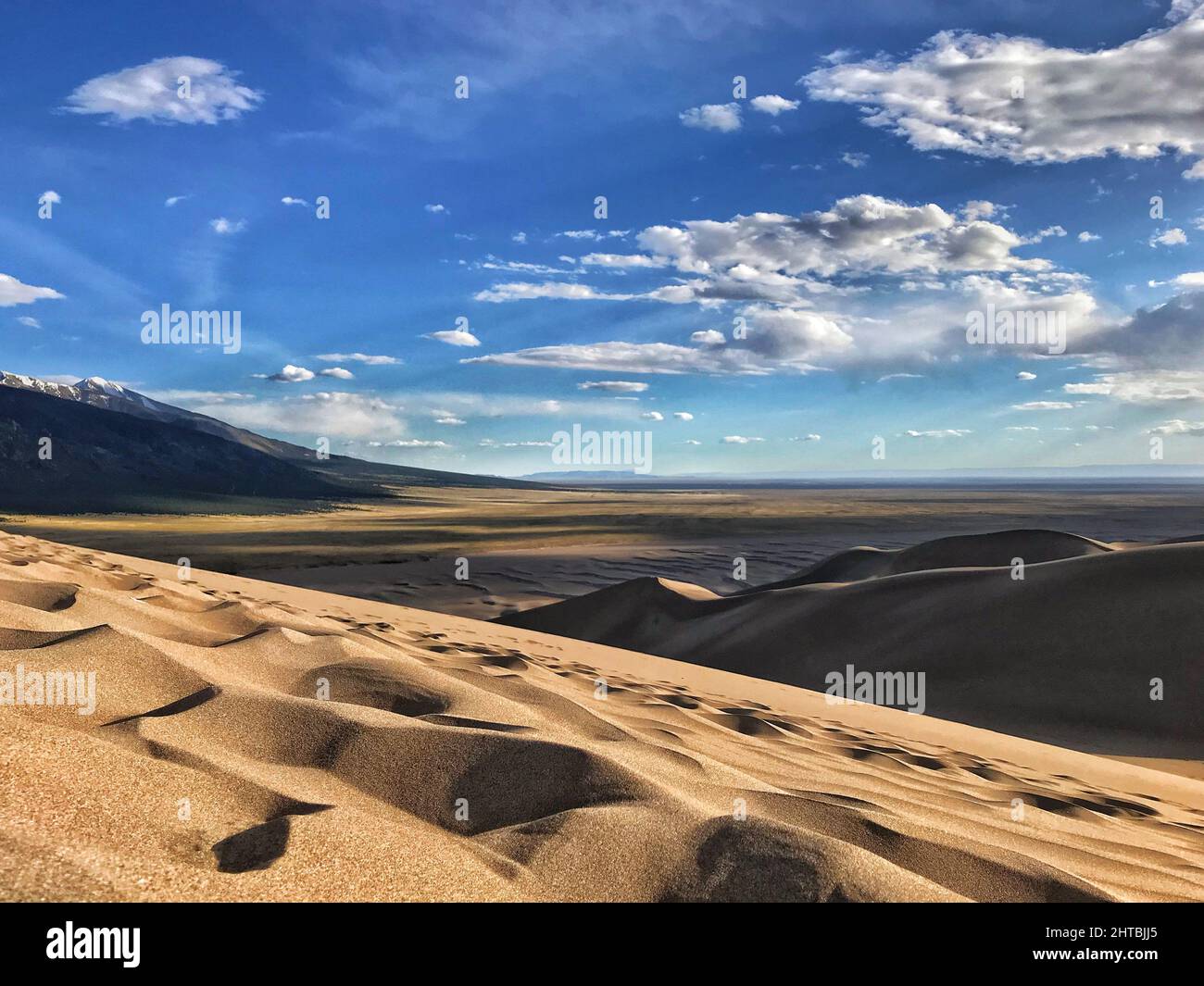 Great Sand Dune National Monument Colorado Rocky Mountains Stock Photo ...