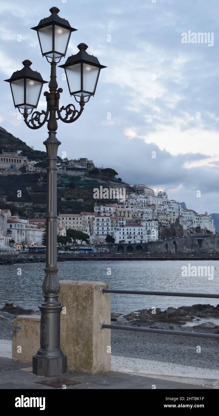 Beautiful view of buildings near the ocean Stock Photo - Alamy
