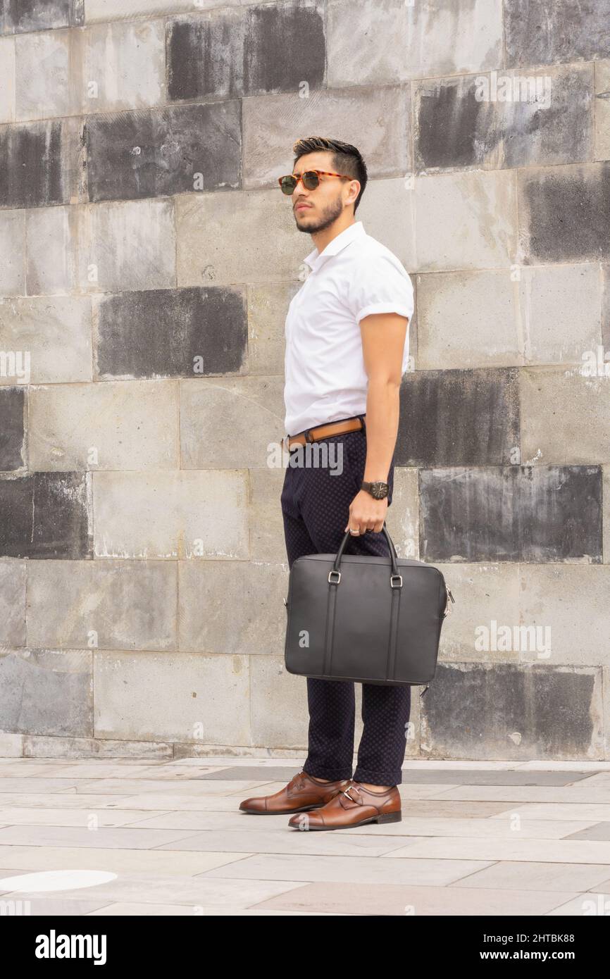Closeup of a young enterprising man, striving for his business Stock ...