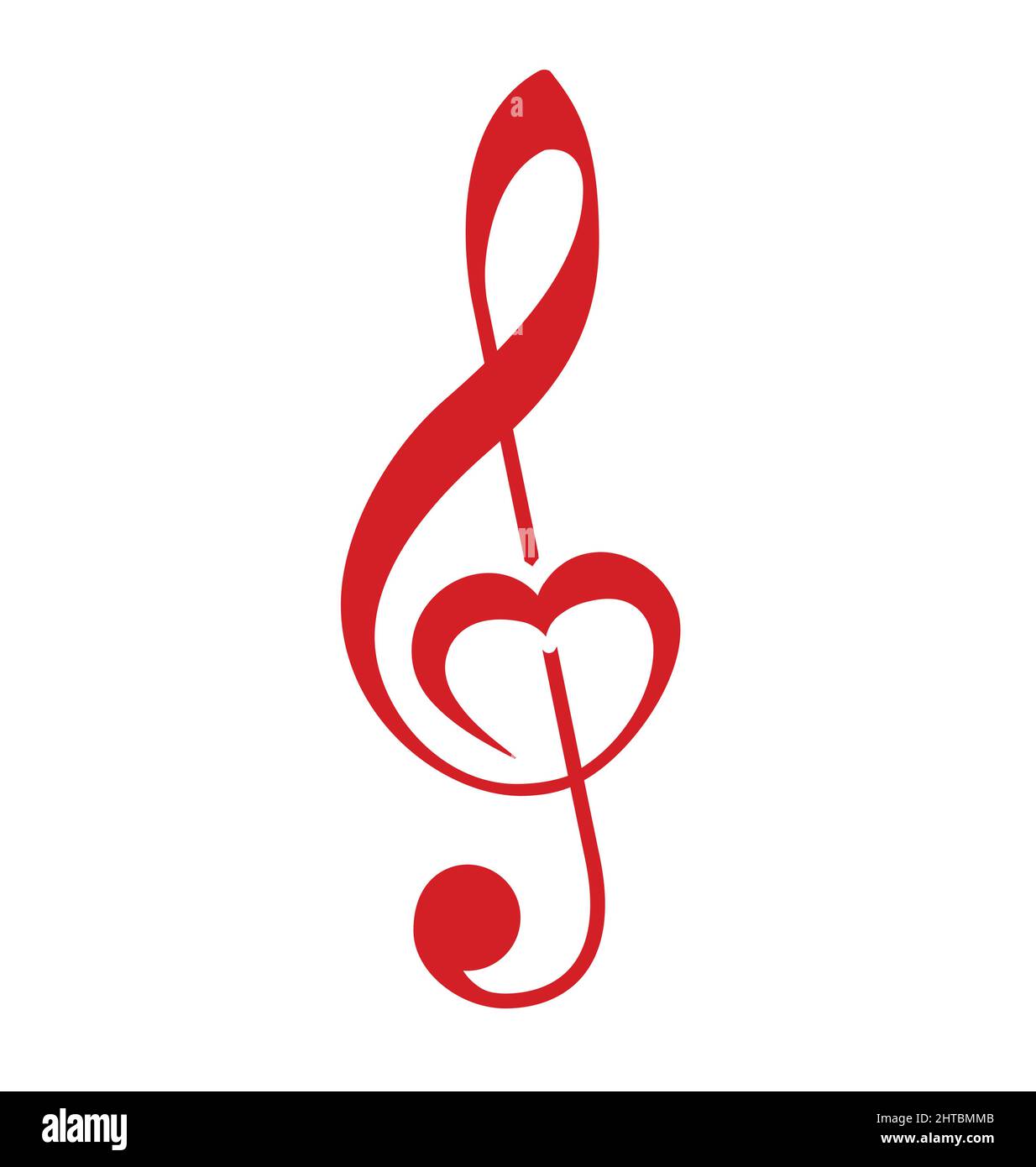 Treble g clef hi-res stock photography and images - Alamy