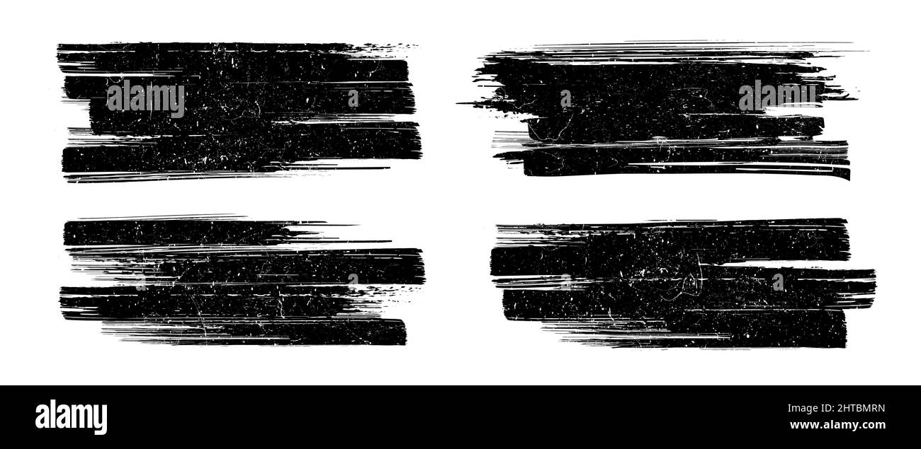 Brush stroke textured Cut Out Stock Images & Pictures - Alamy