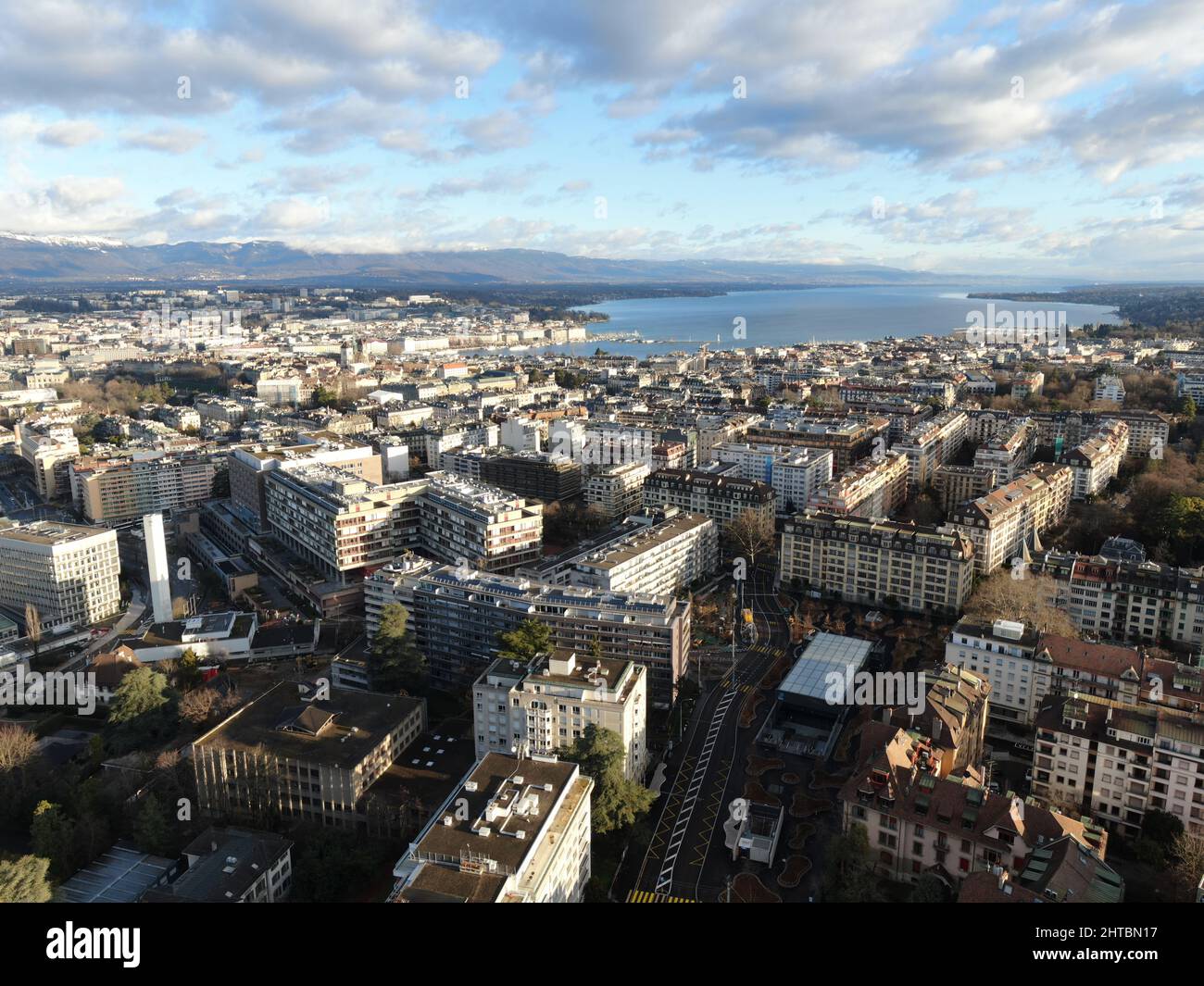 Living neighborhood view switzerland hi-res stock photography and ...
