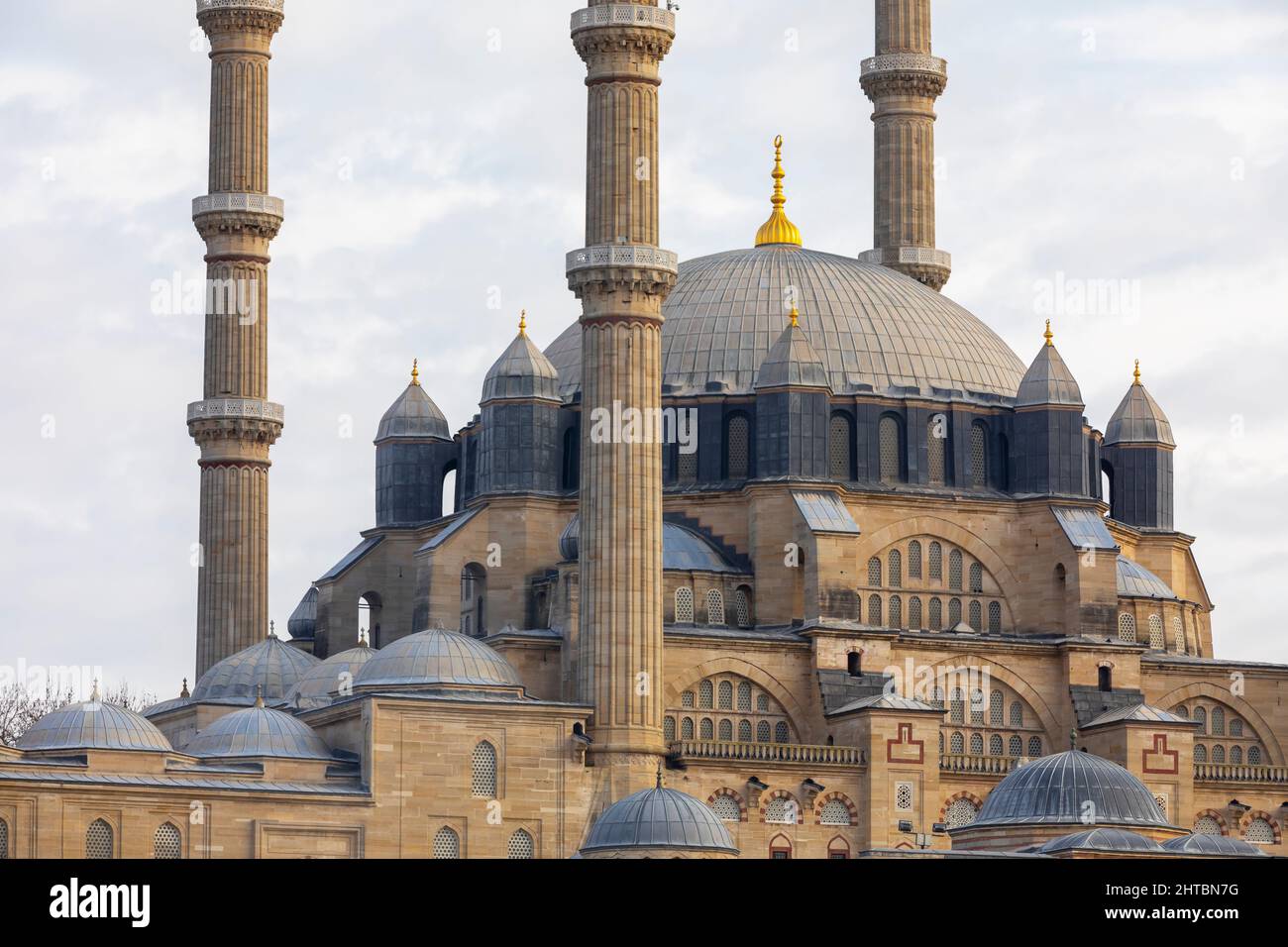 Selimiye Mosque exterior view in Edirne City of Turkey. Edirne was ...