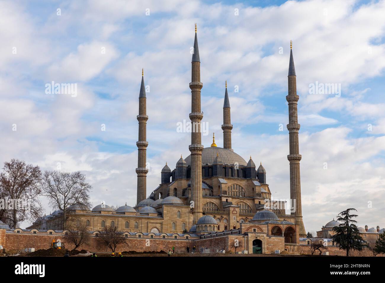 Selimiye Mosque exterior view in Edirne City of Turkey. Edirne was ...