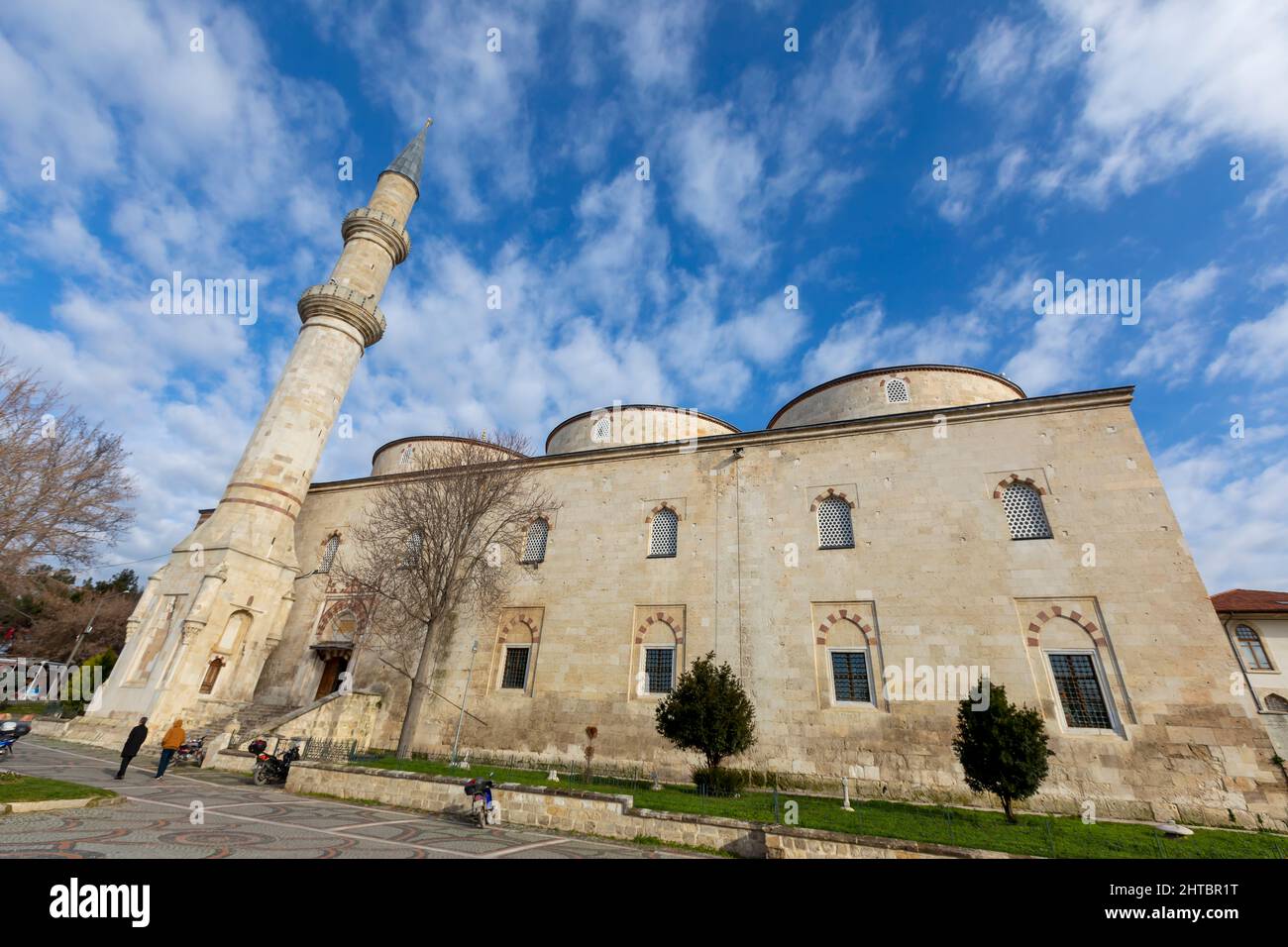 Edirne, Turkey, December 22, 2021 : Old Mosque exterior view in Edirne ...