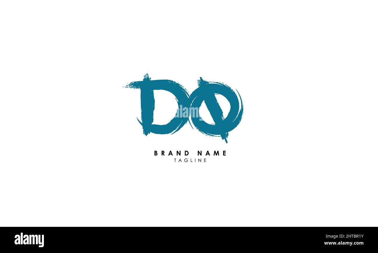Alphabet letters Initials Monogram logo DO, OD, D and O Stock Vector ...