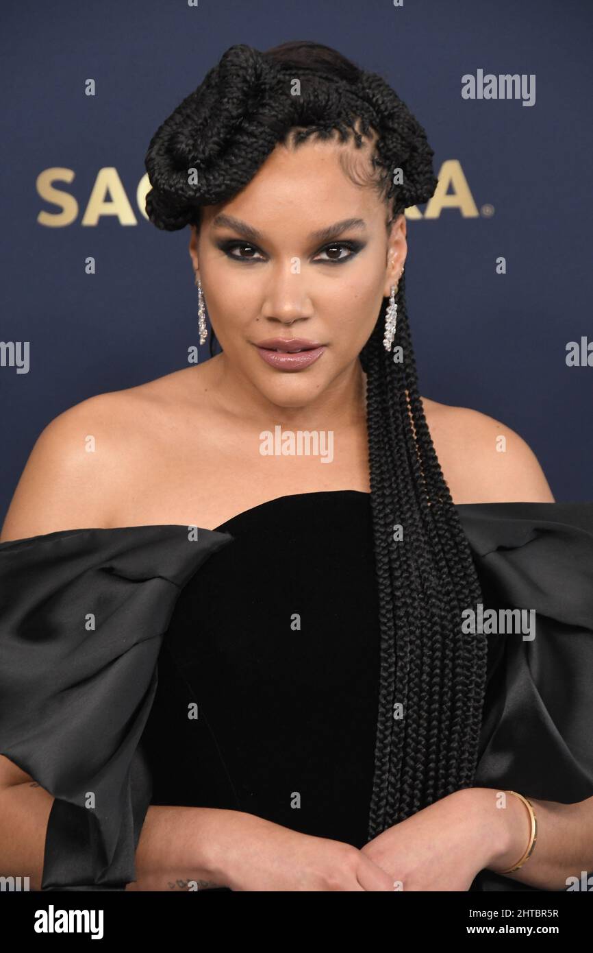 Los Angeles, USA. 27th Feb, 2022. Emmy Raver-Lampman arrives at the ...