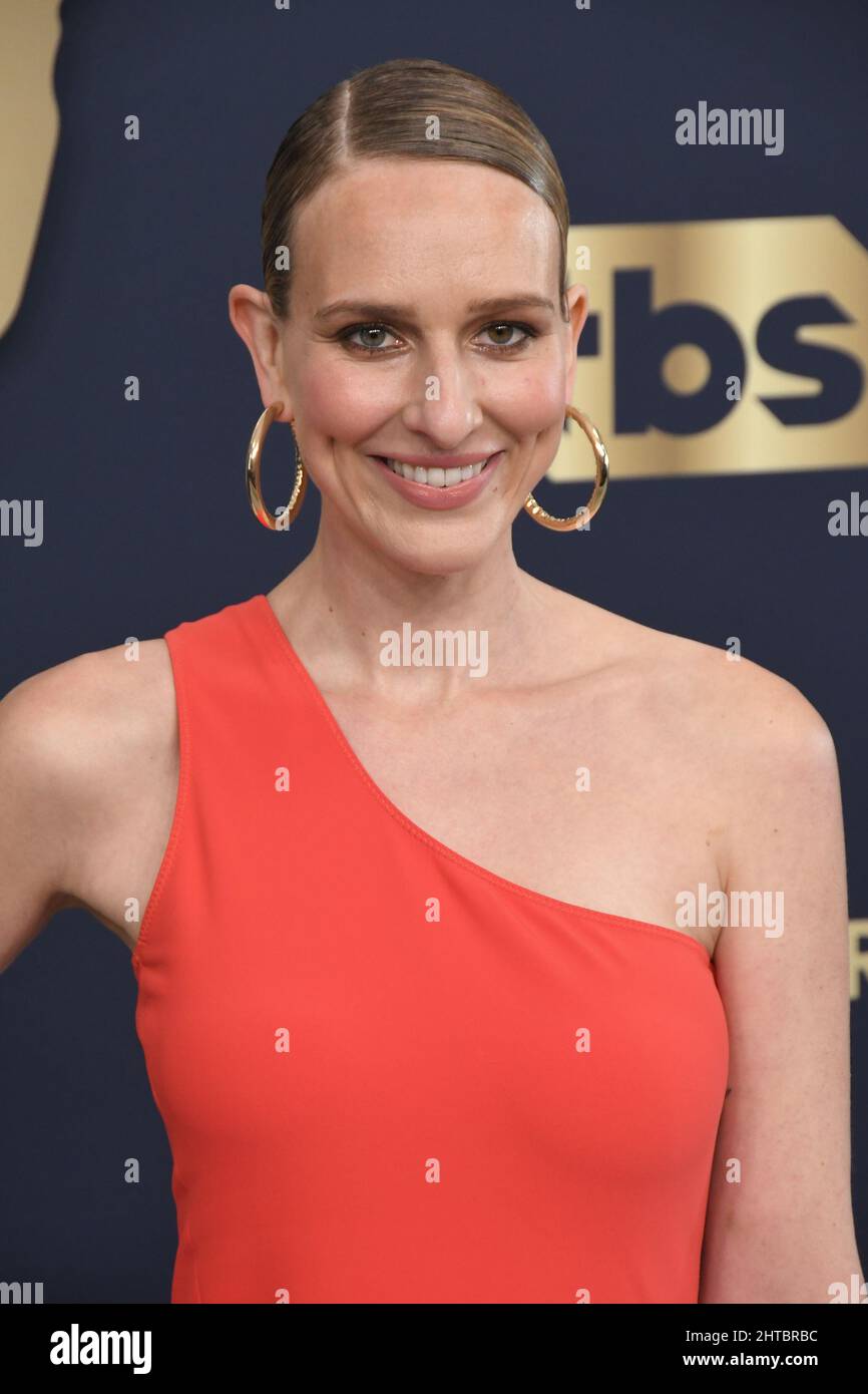 Los Angeles, USA. 27th Feb, 2022. Hannah Leder arrives at the 28th ...