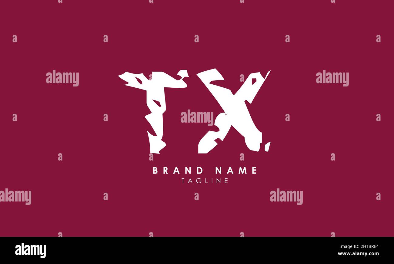 Letter xt vector vectors hi-res stock photography and images - Alamy