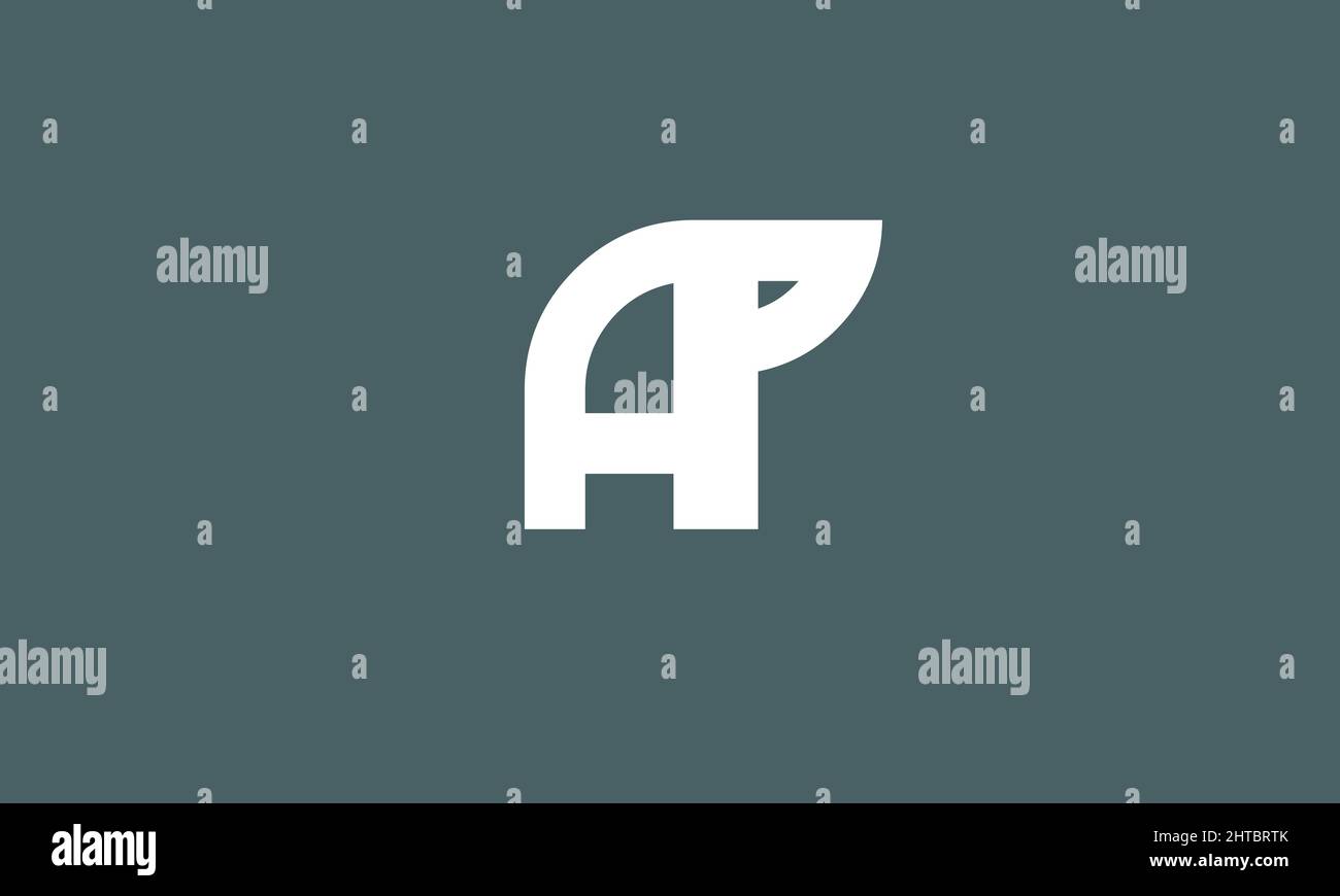 Alphabet letters Initials Monogram logo AP, PA, A and P Stock Vector ...