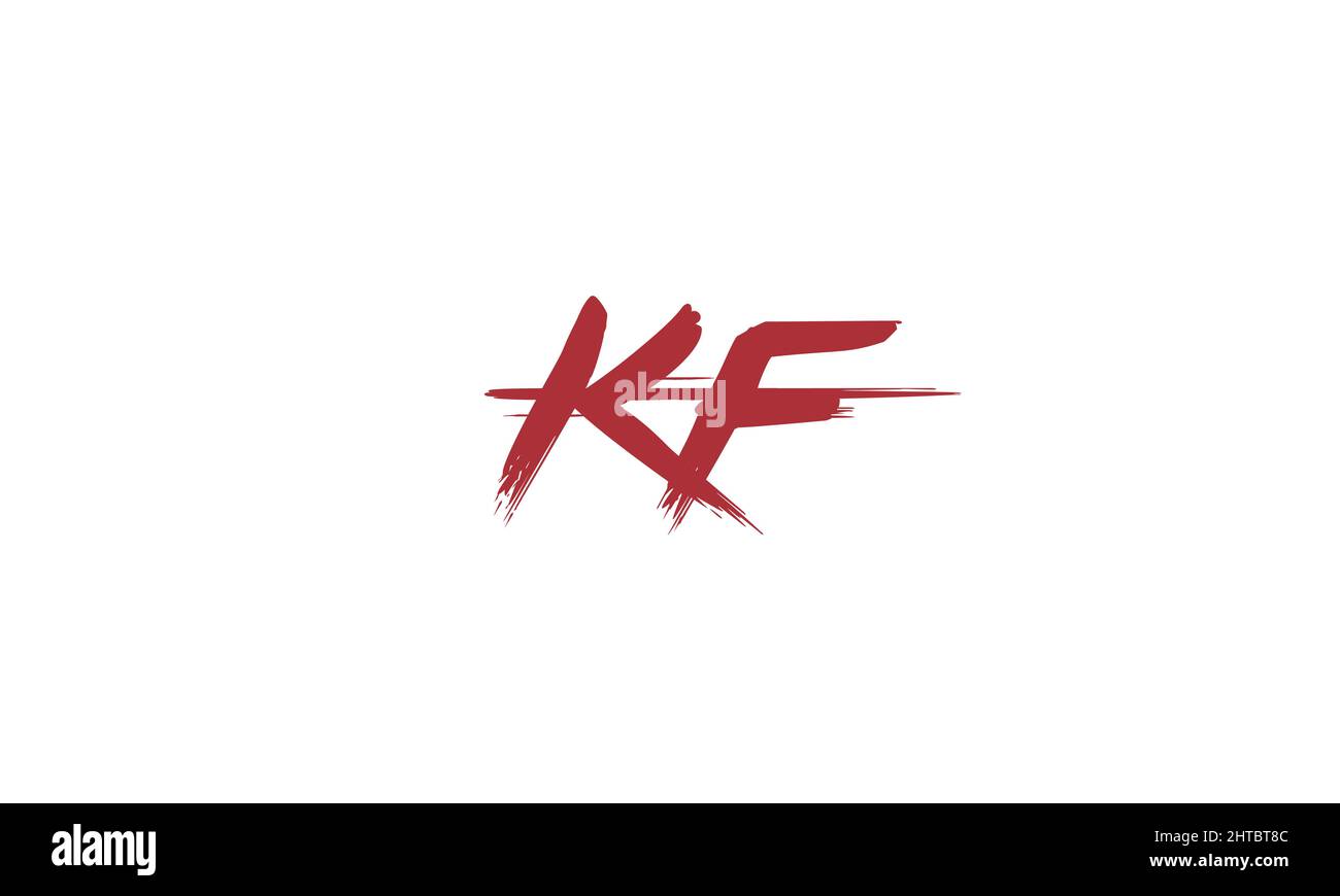 Alphabet letters Initials Monogram logo KF, FK, K and F Stock Vector ...