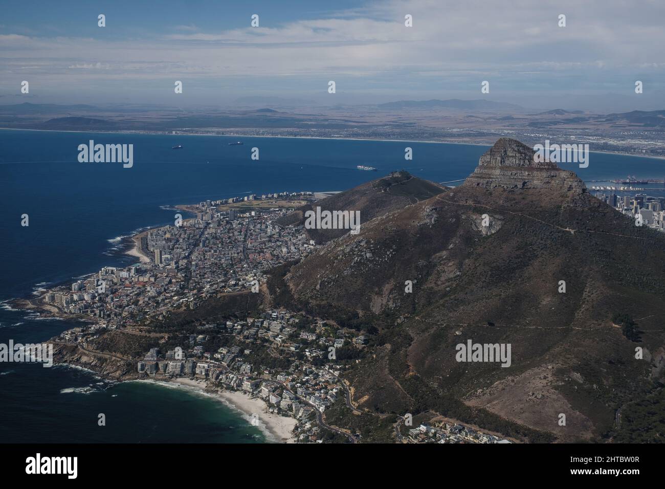Aerial camps bay lions head hi-res stock photography and images - Alamy