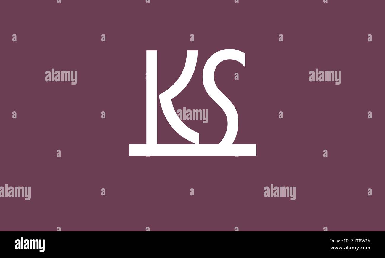 Alphabet letters Initials Monogram logo KS, SK, K and S Stock Vector ...