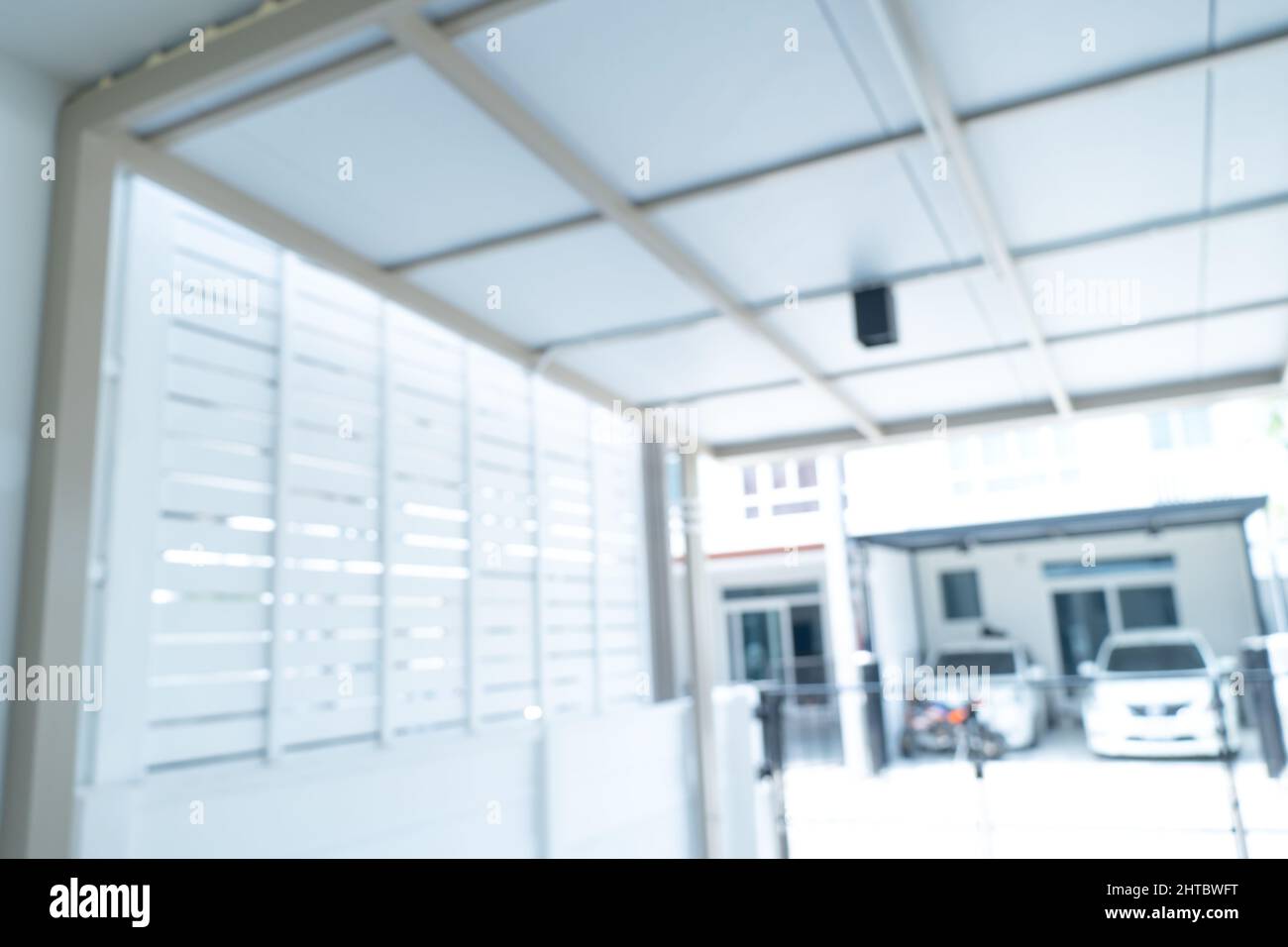 Abstract blur Garage for background Stock Photo - Alamy