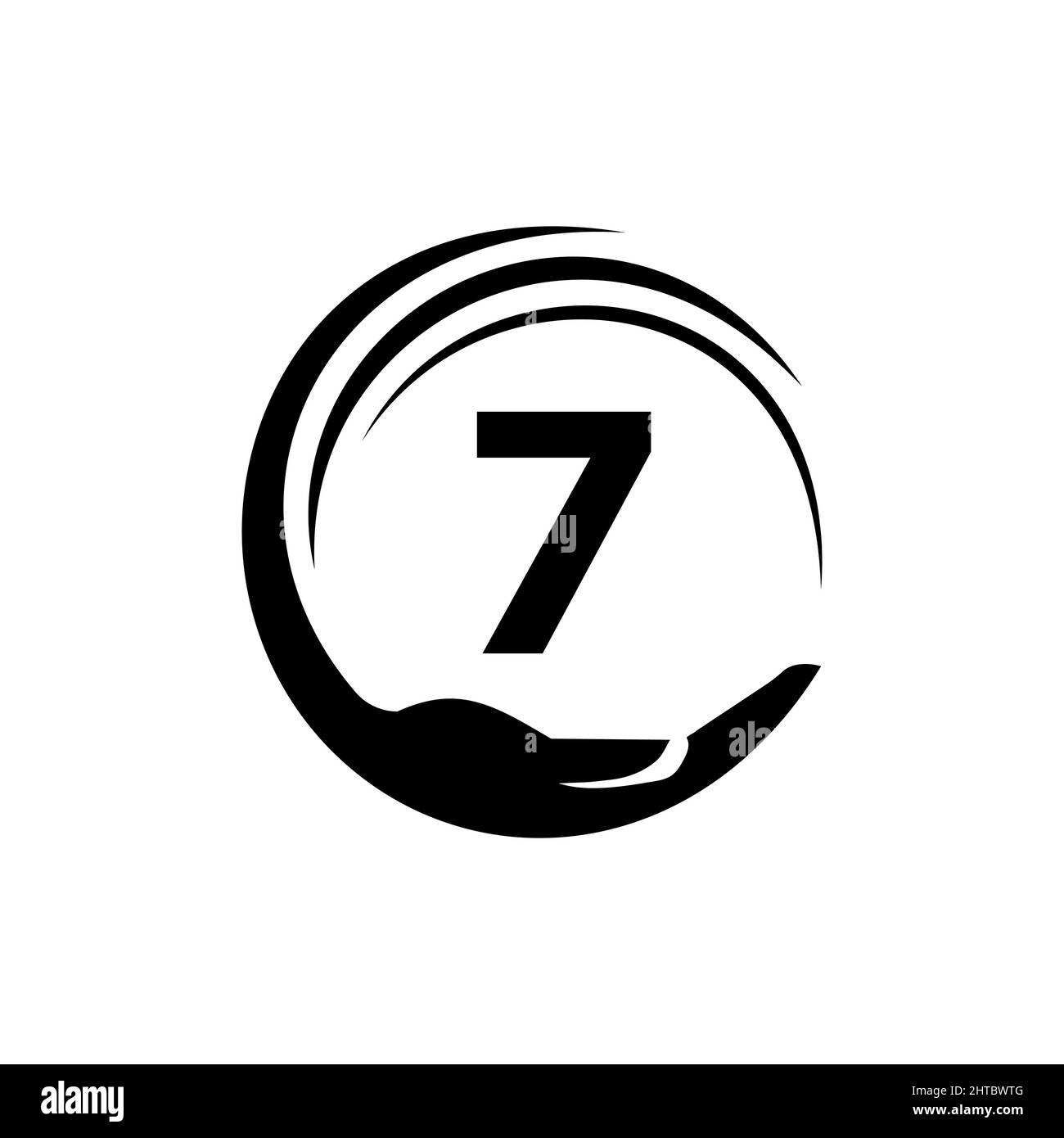 Charity Logo Template On Letter 7. Initial Unity Foundation Human Logo ...