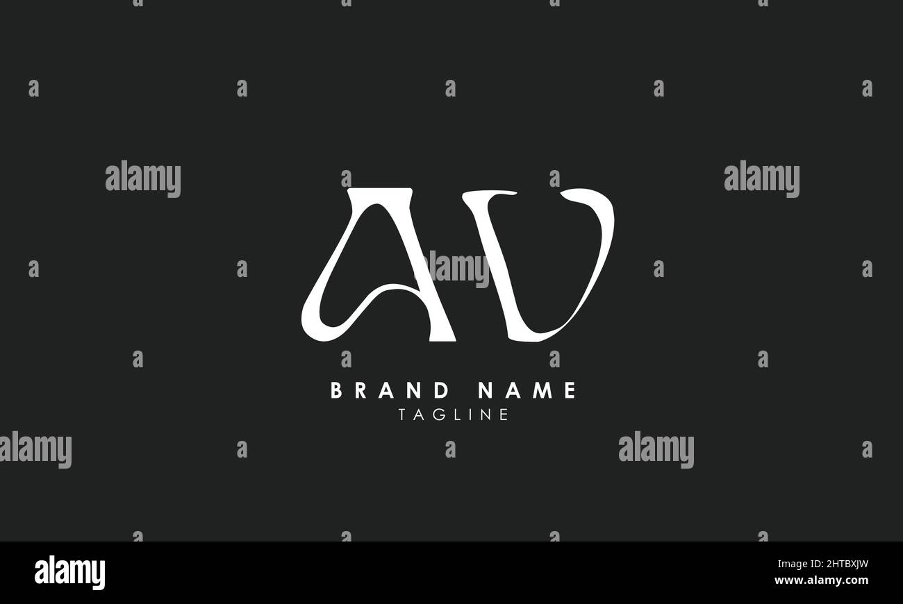 Alphabet letters Initials Monogram logo AV, VA, A and V Stock Vector Image & Art - Alamy