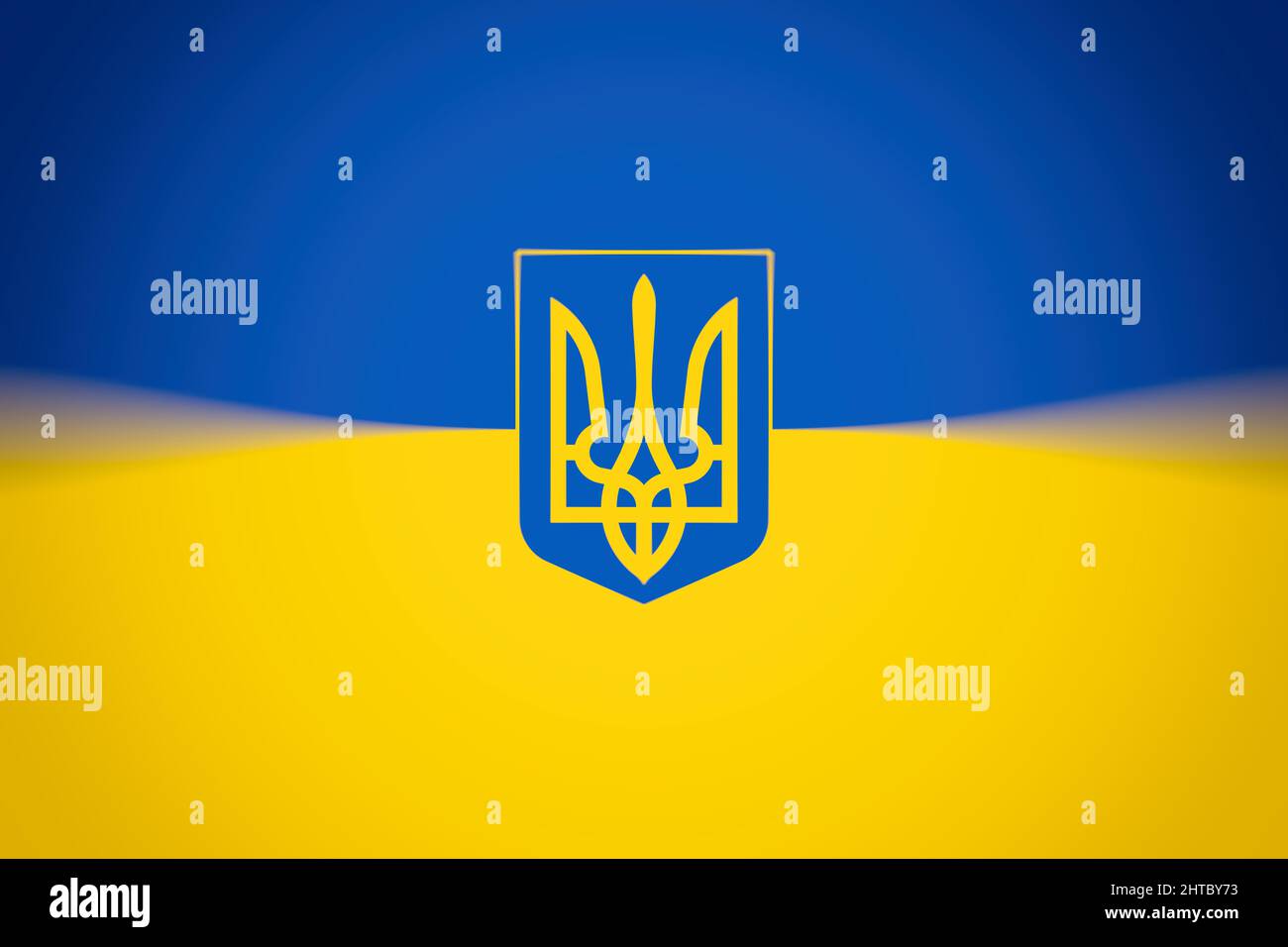 Ukraine Coat of arms flag. Ukrainian national sign texture background ...