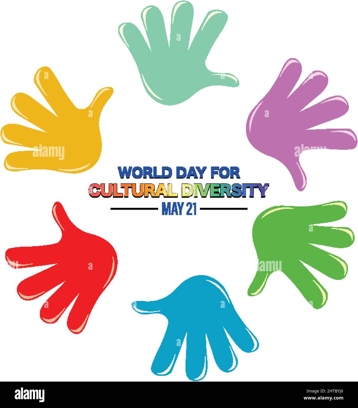 Poster design for world day cultural diversity illustration Stock ...