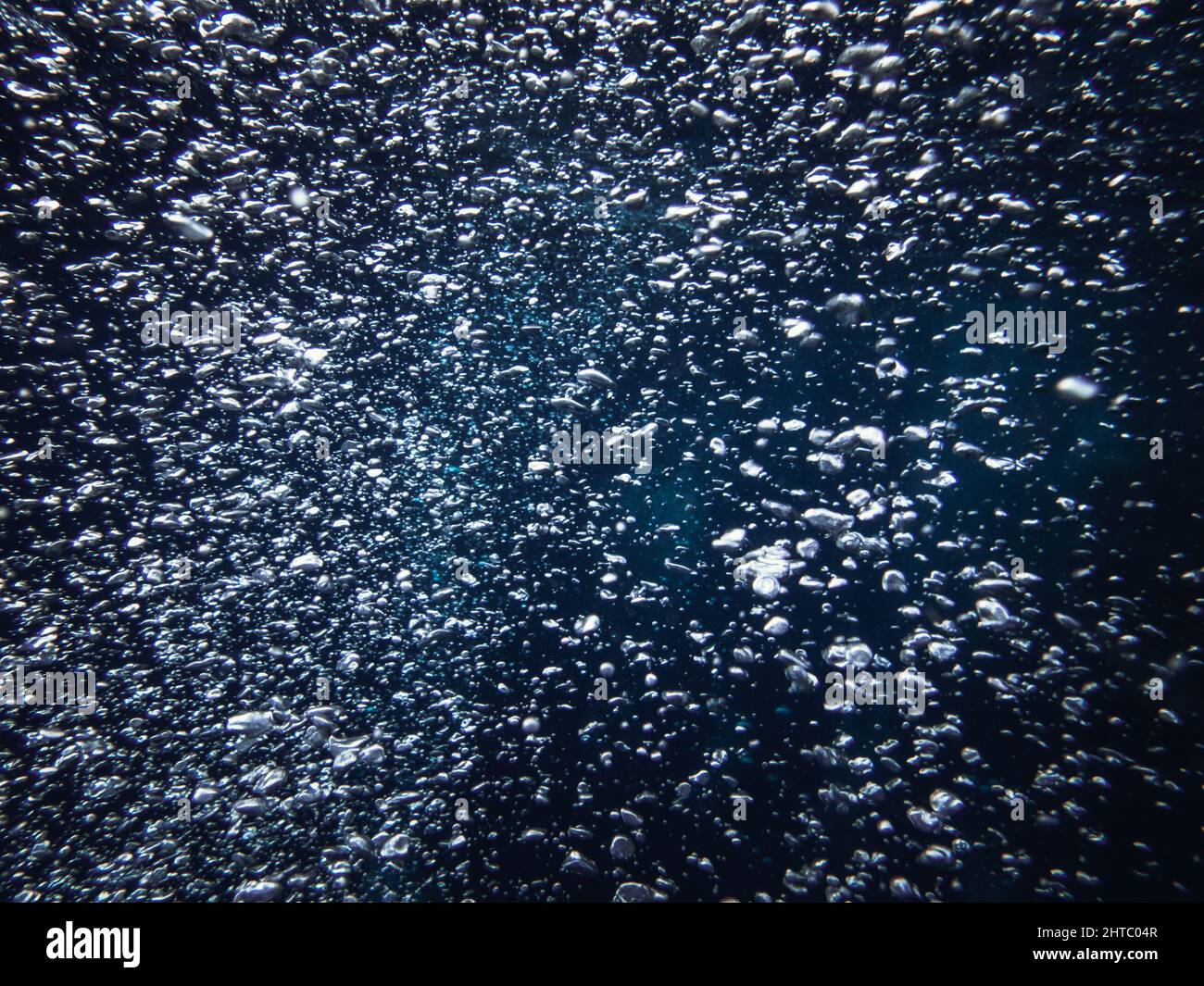 Underwater scene full of bubbles Stock Photo - Alamy
