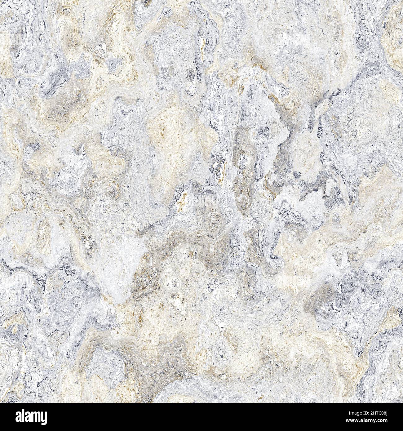 White tonal marbled seamless texture. Irregular pale ink blotch paint ...
