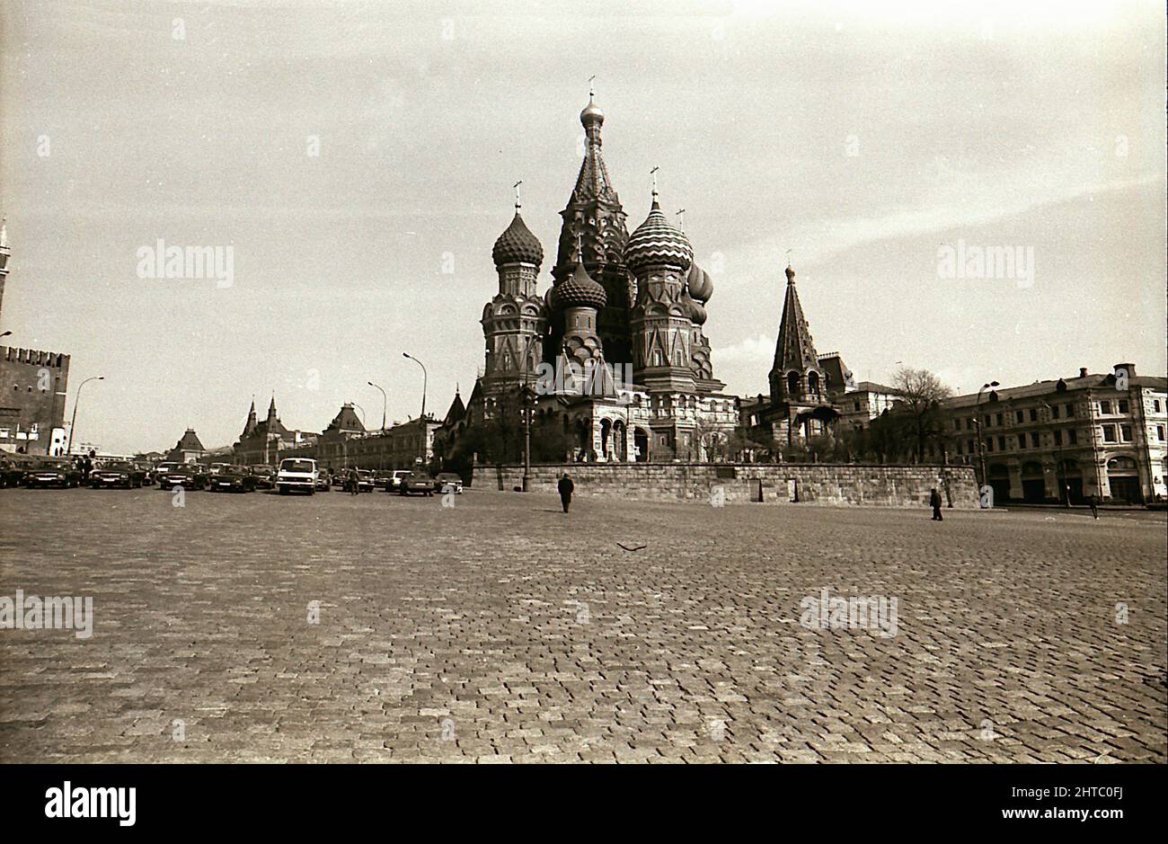 Moscow/Soviet Union/ 13 April 1988 / )Moscow red square and famous ...
