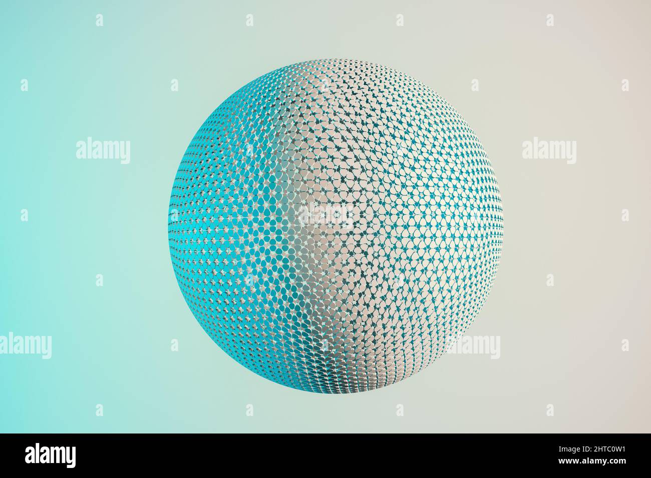 Abstract mesh sphere. 3D rendering Stock Photo - Alamy