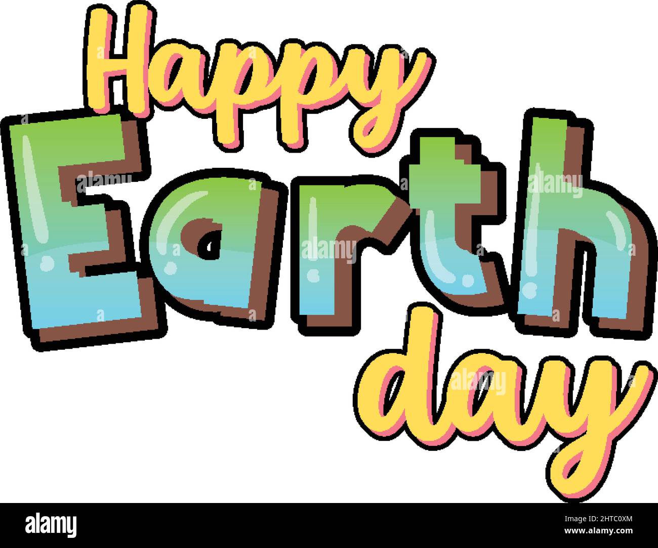Happy earth day banner design illustration Stock Vector Image & Art - Alamy