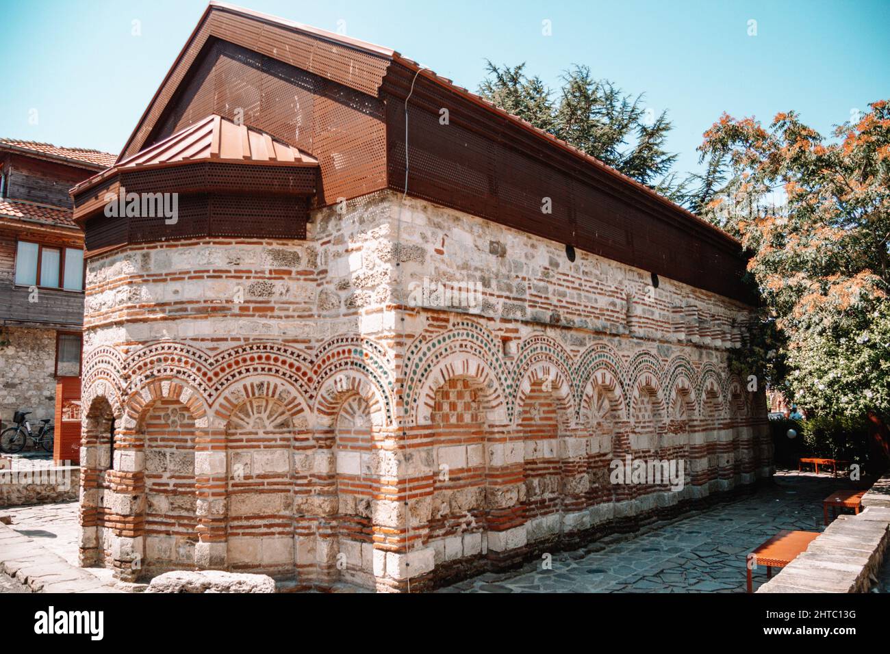 Closeup of a beautiful building Stock Photo - Alamy