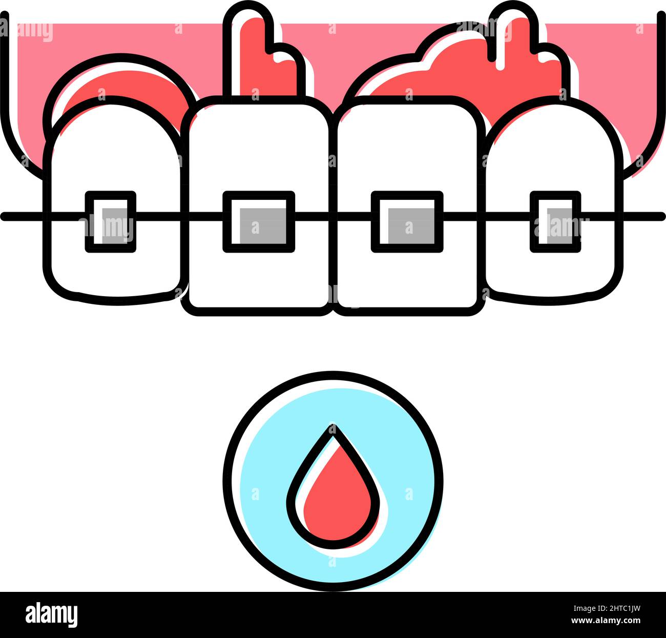 Child tooth blood Stock Vector Images - Alamy