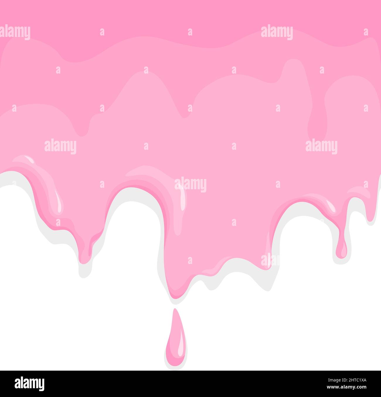Melting pink cream background. Vector illustration Stock Vector Image ...
