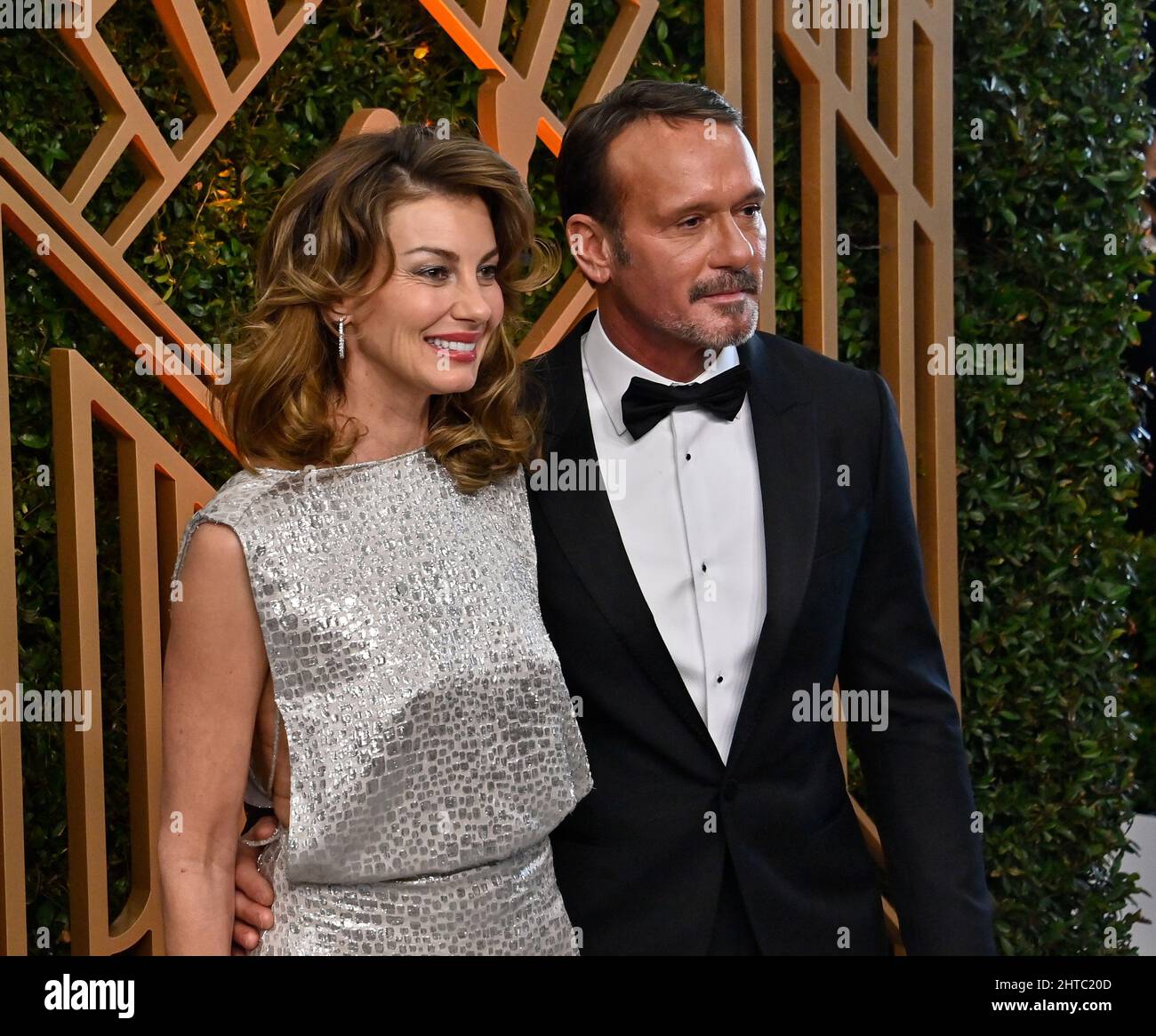 Santa Monica, United States. 28th Feb, 2022. Faith Hill and Tim McGraw ...