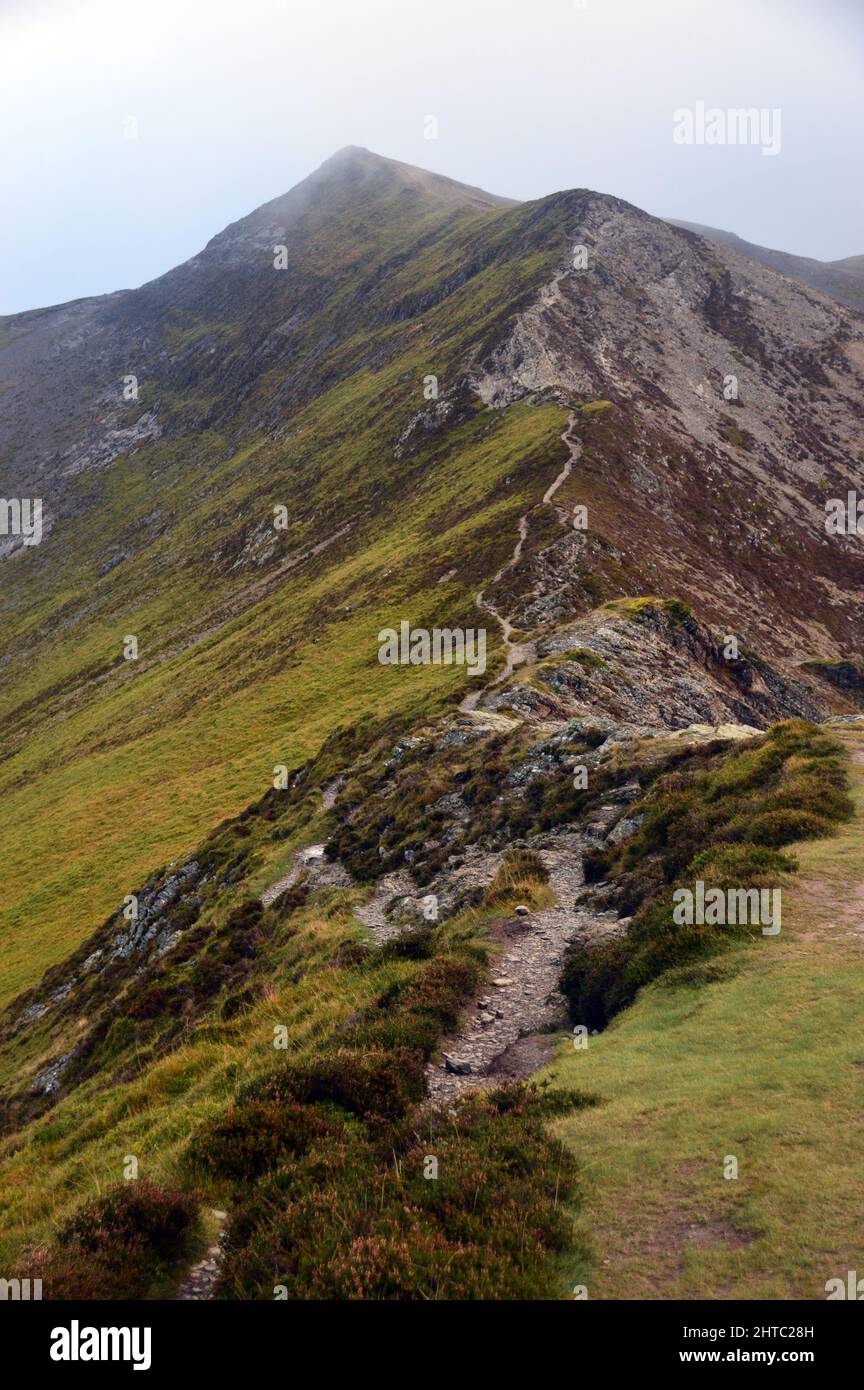 The Rocky Ridge Path Leading to the Wainwright 'Hopegill Head' from ...