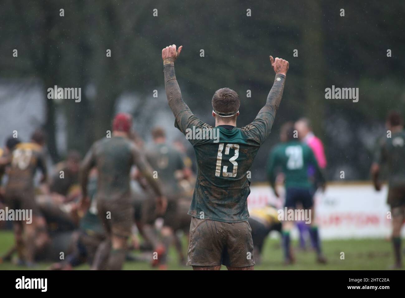 Rugby field mud hi-res stock photography and images - Alamy