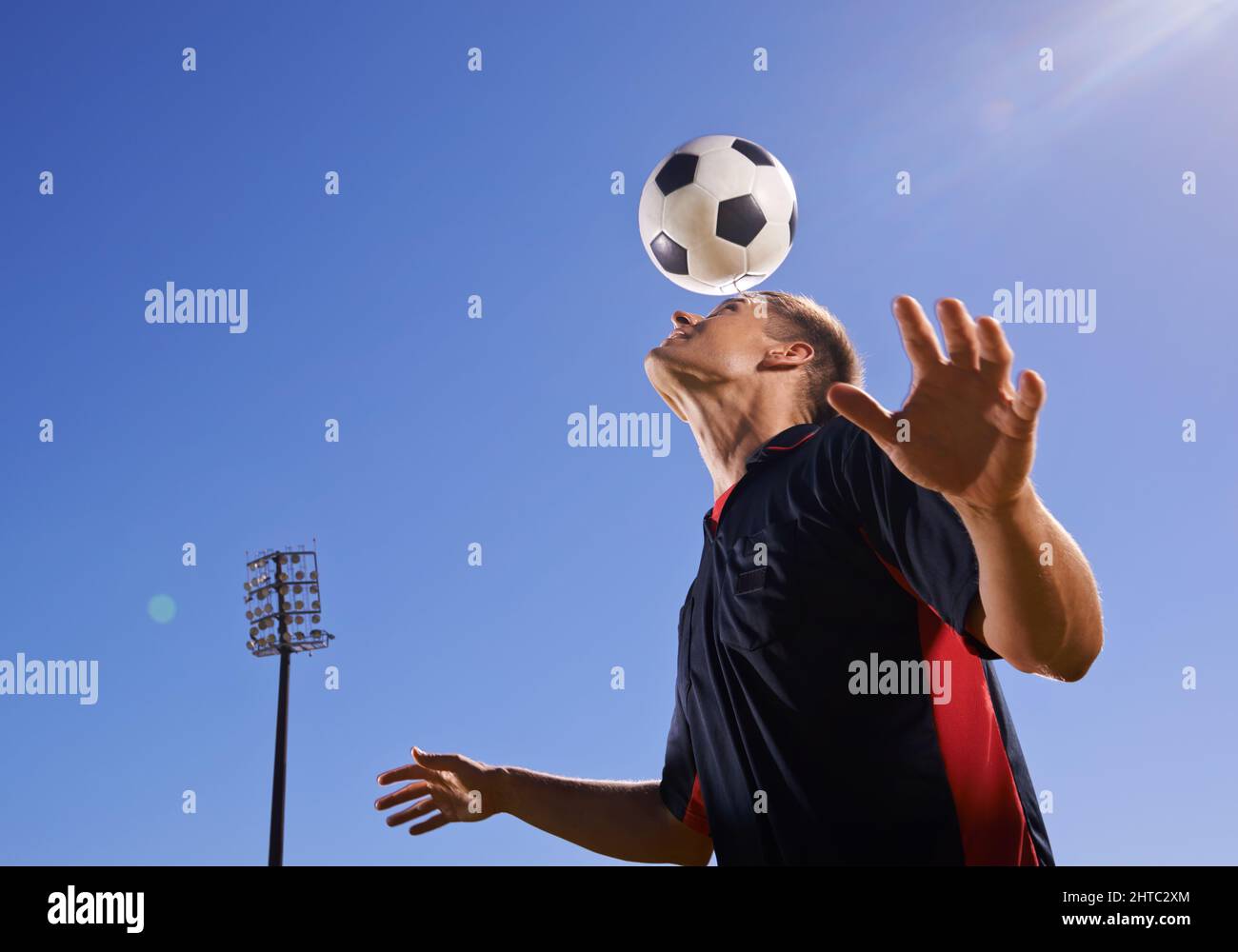 Sport football player head head shot hi-res stock photography and ...