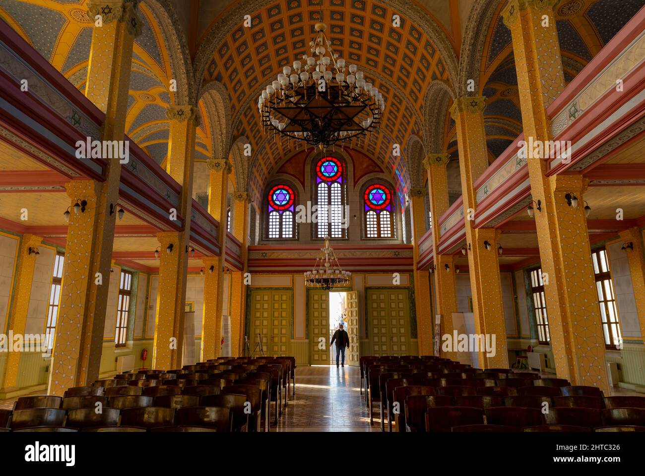 Ceiling great synagogue in hi-res stock photography and images - Alamy