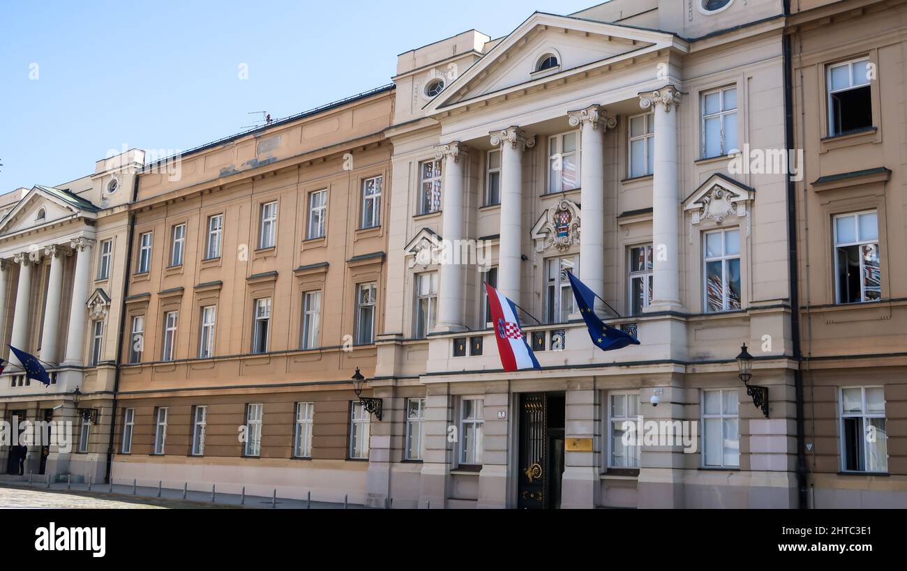 Building architecture of Zagreb, Croatia Stock Photo - Alamy